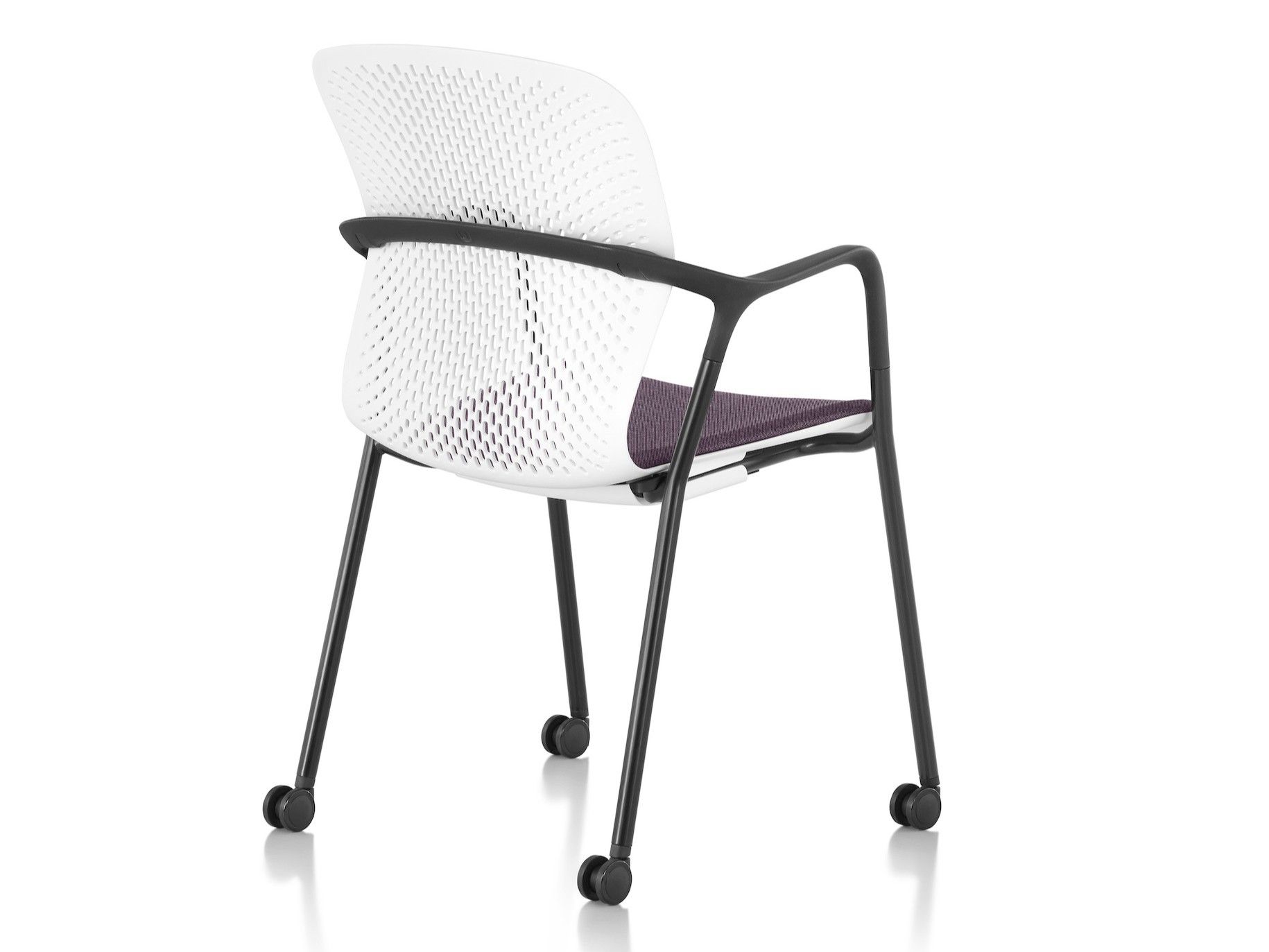 KEYN Chair with armrests and castors By Herman Miller | design forpeople