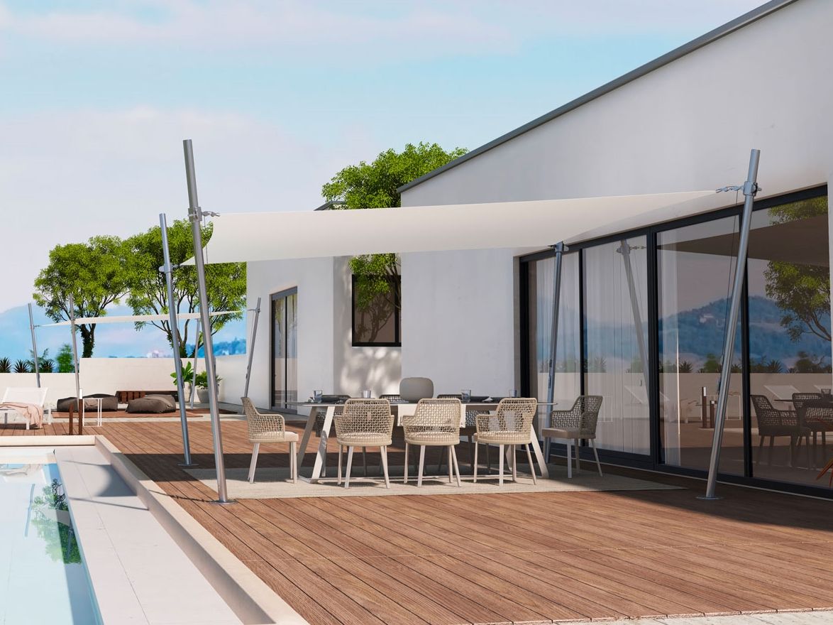 Shade sail KHEOPE SKIN SAILS Collection By KE Outdoor Design