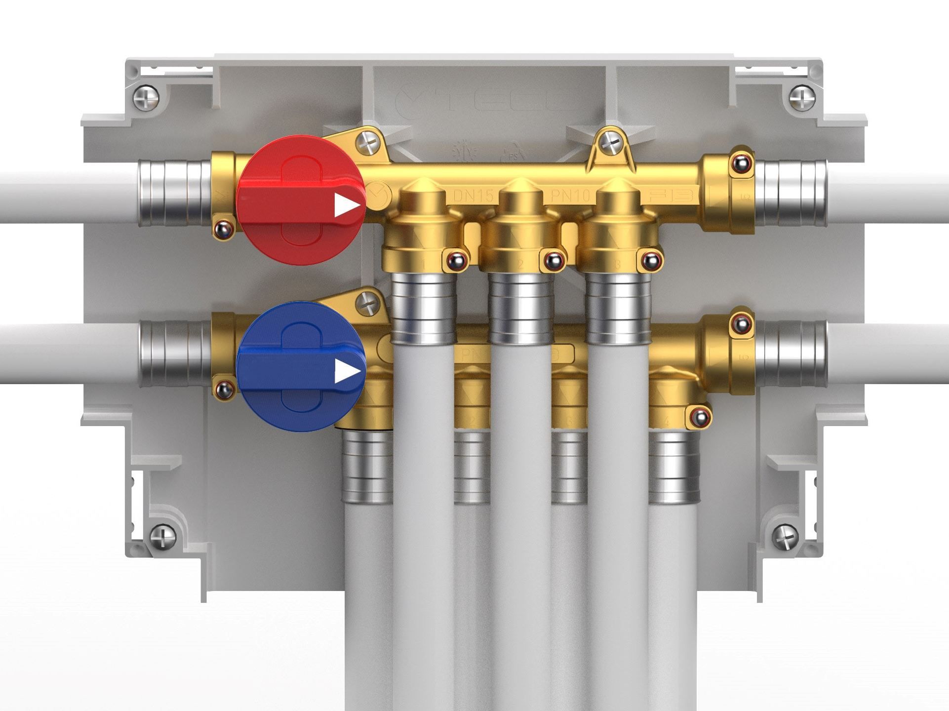 Sistema a collettore per impianti sanitari KIT KOMPACT MI - WAVIN ...