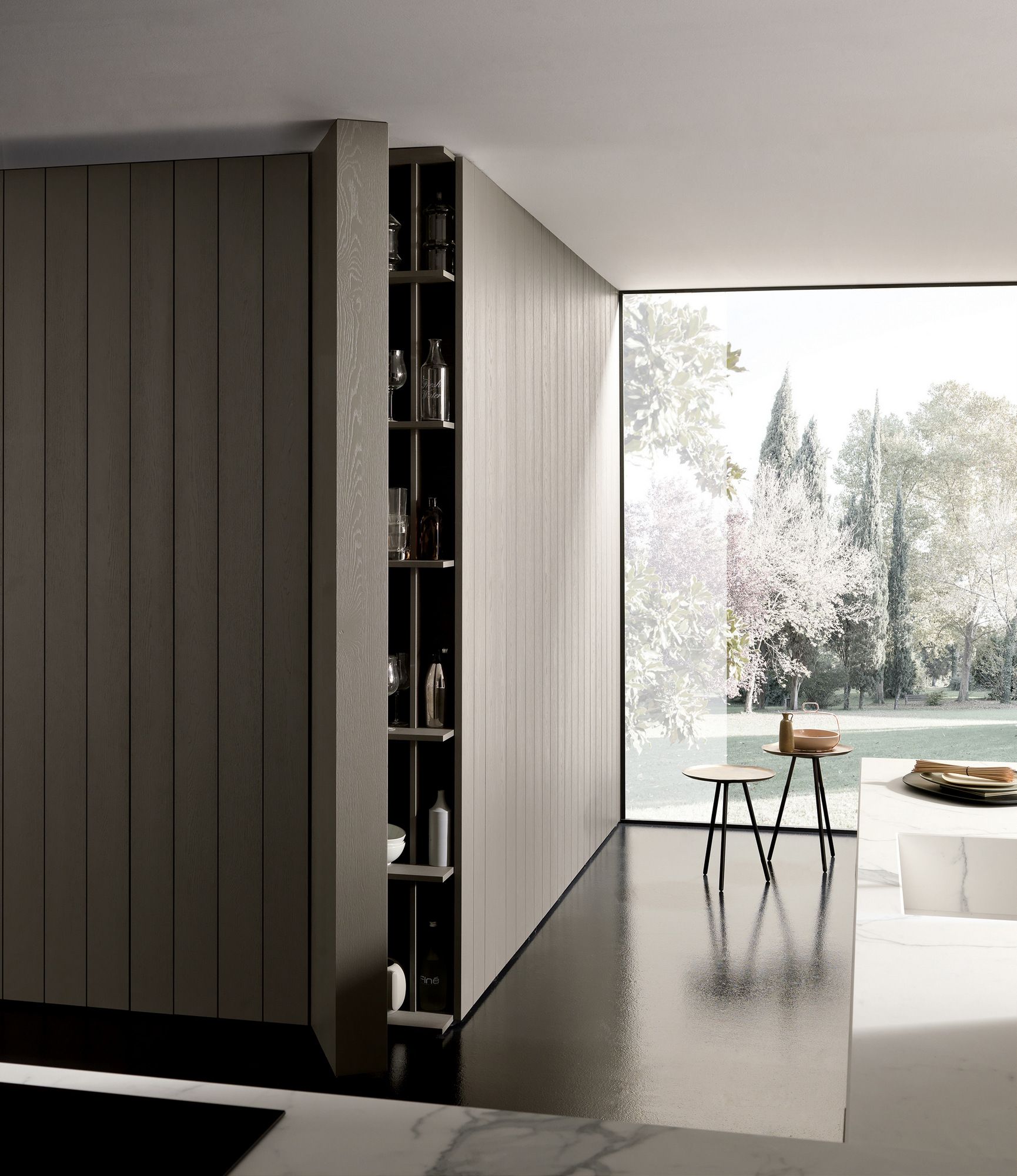 FLOAT Küche aus Eichenholz mit Kücheninsel By MODULNOVA | design ...