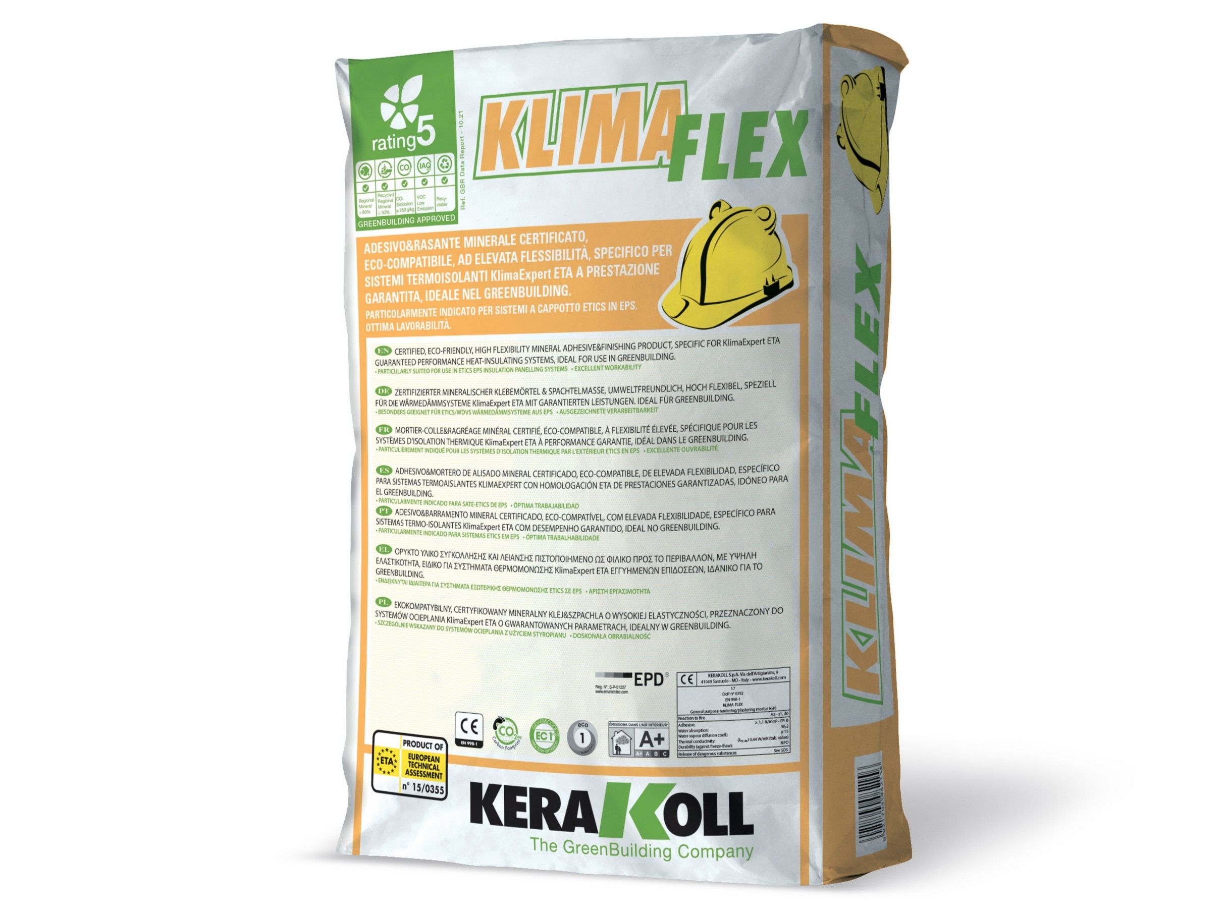 KLIMA FLEX Rasante per intonaco By Kerakoll