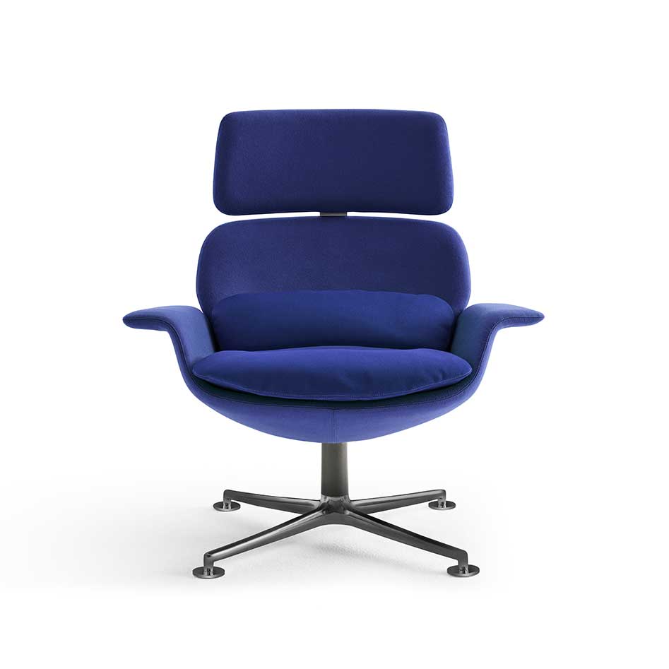 KN02 | Fauteuil en tissu Collection KN By KNOLL design Piero Lissoni