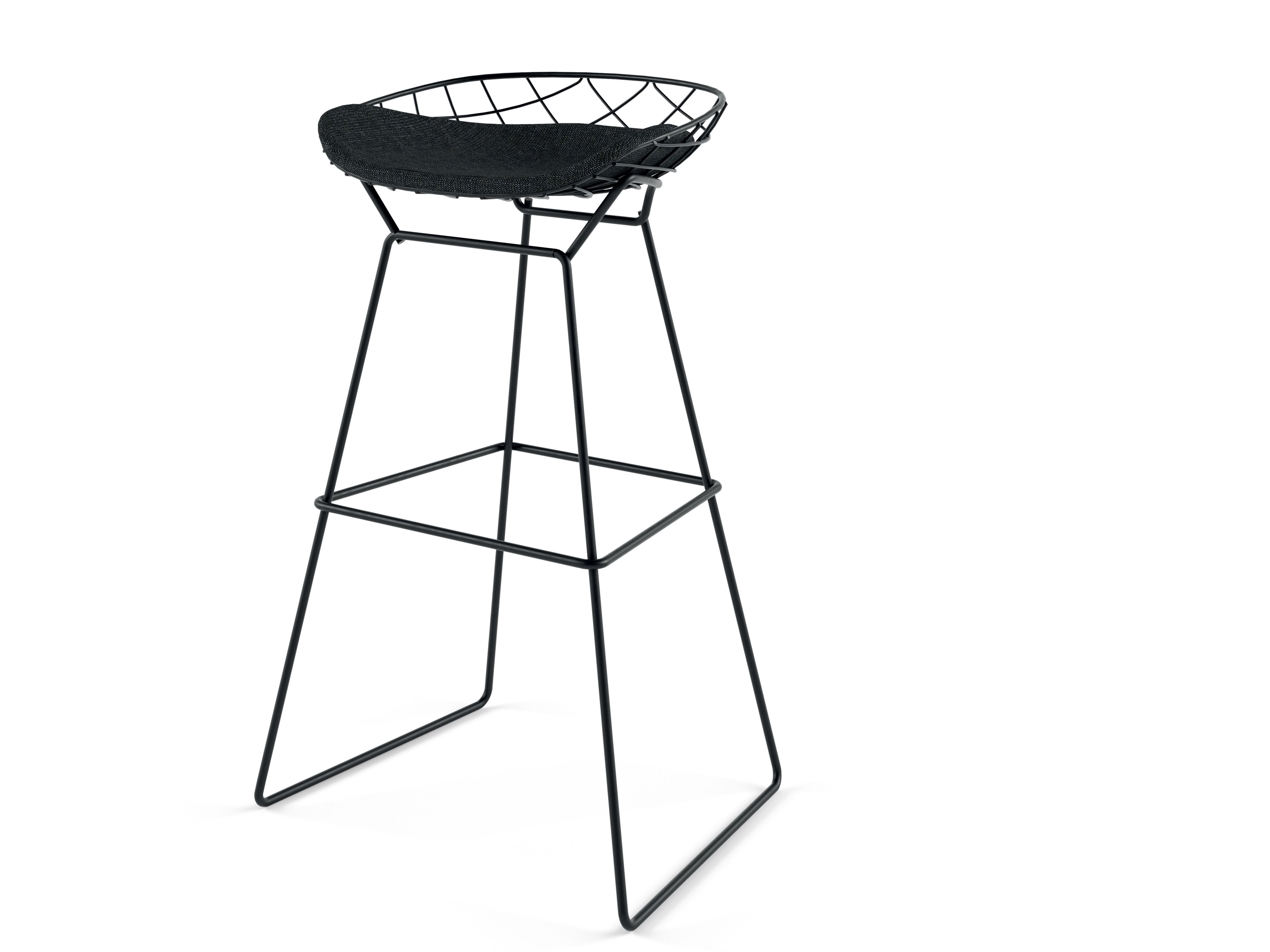 KOBI HIGH STOOL - N03 Powder coated steel stool By Alias | design ...