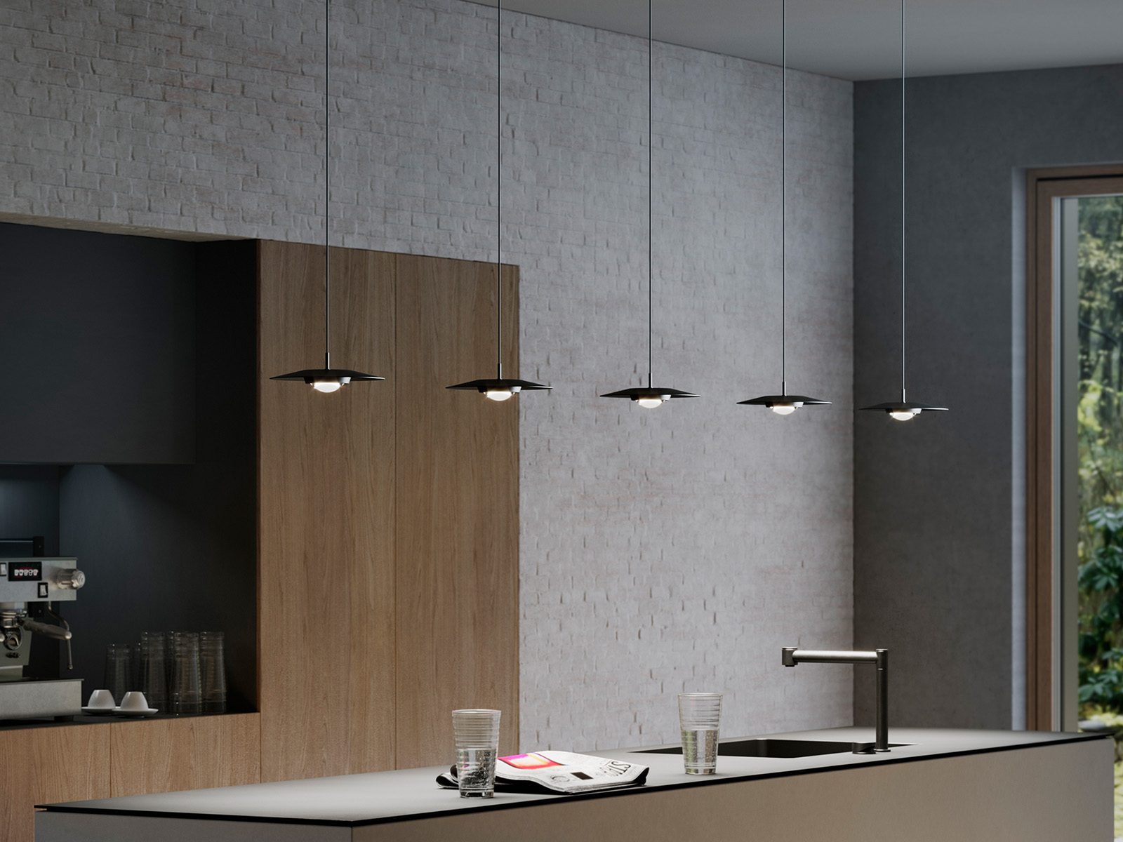 KOINÈ Aluminium pendant lamp By LUCEPLAN | design Mandalaki Studio