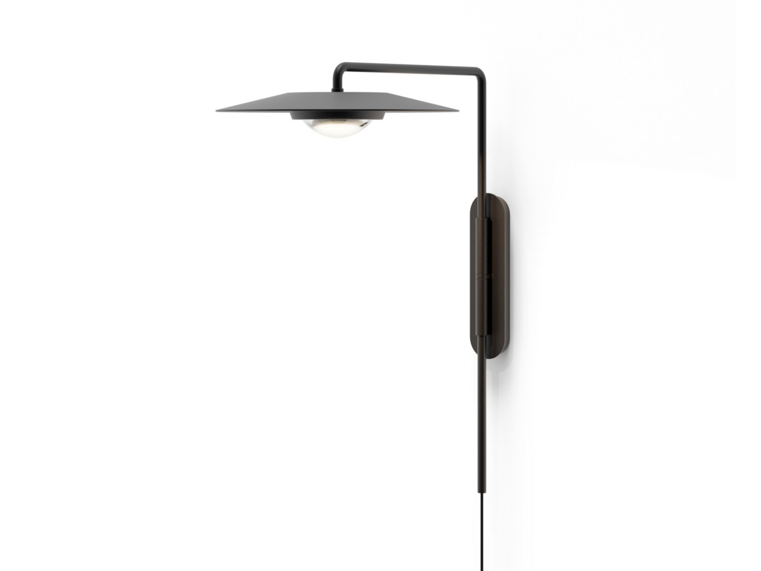 KOINÈ Aluminium wall lamp with fixed arm By Luceplan