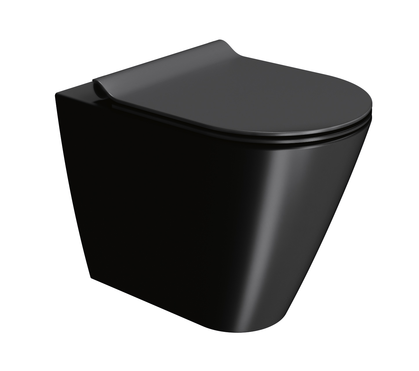 KUBE X 55/F Rimless Floor mounted back to wall toilet By GSI ceramica