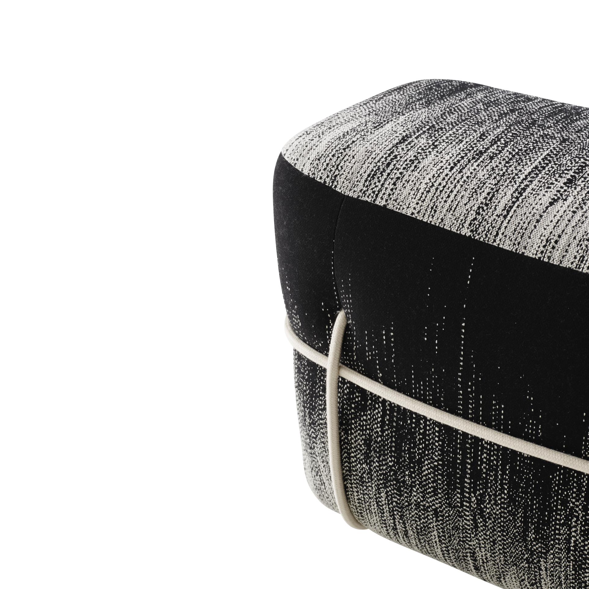 LACE Upholstered rectangular fabric pouf By Ligne Roset | design ...