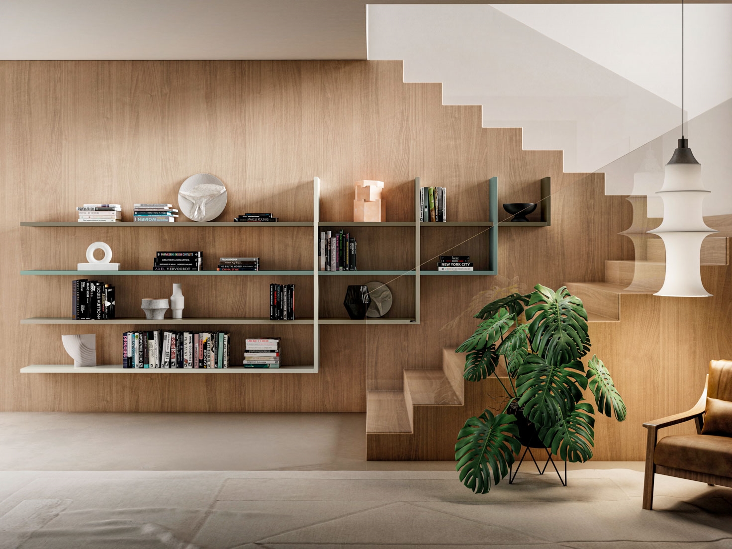 LAGOLINEA - 1227 | Bookcase Sectional bookcase By Lago | design Daniele ...
