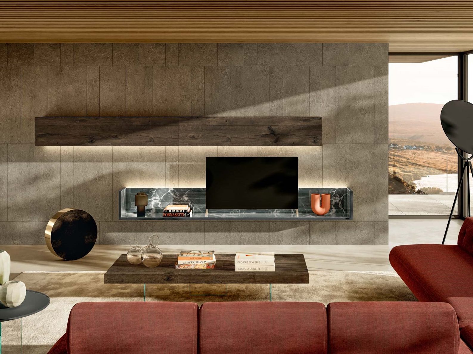 LAGOLINEA 1238 | Storage wall LagoLinea Collection By Lago design ...