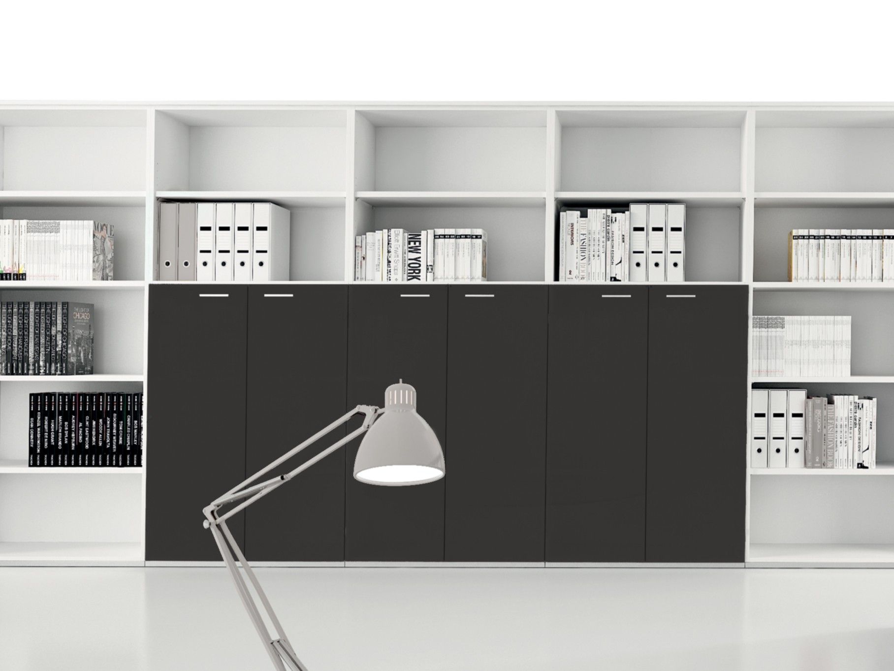 UNIVERSAL STORAGES Melamine office storage unit / office shelving By ...