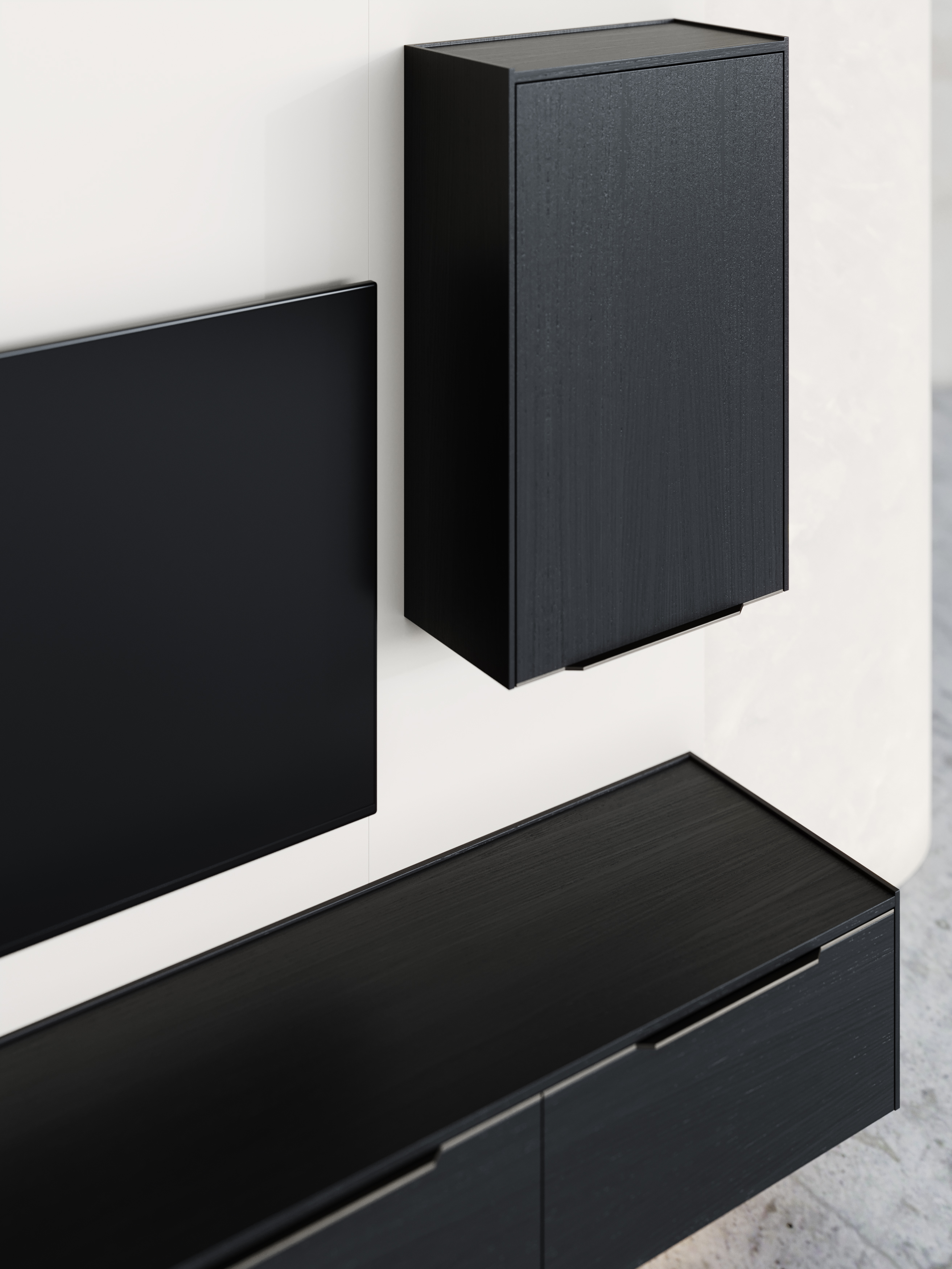 LANDFORM Wood veneer TV cabinet with drawers By Stylish Club | design ...
