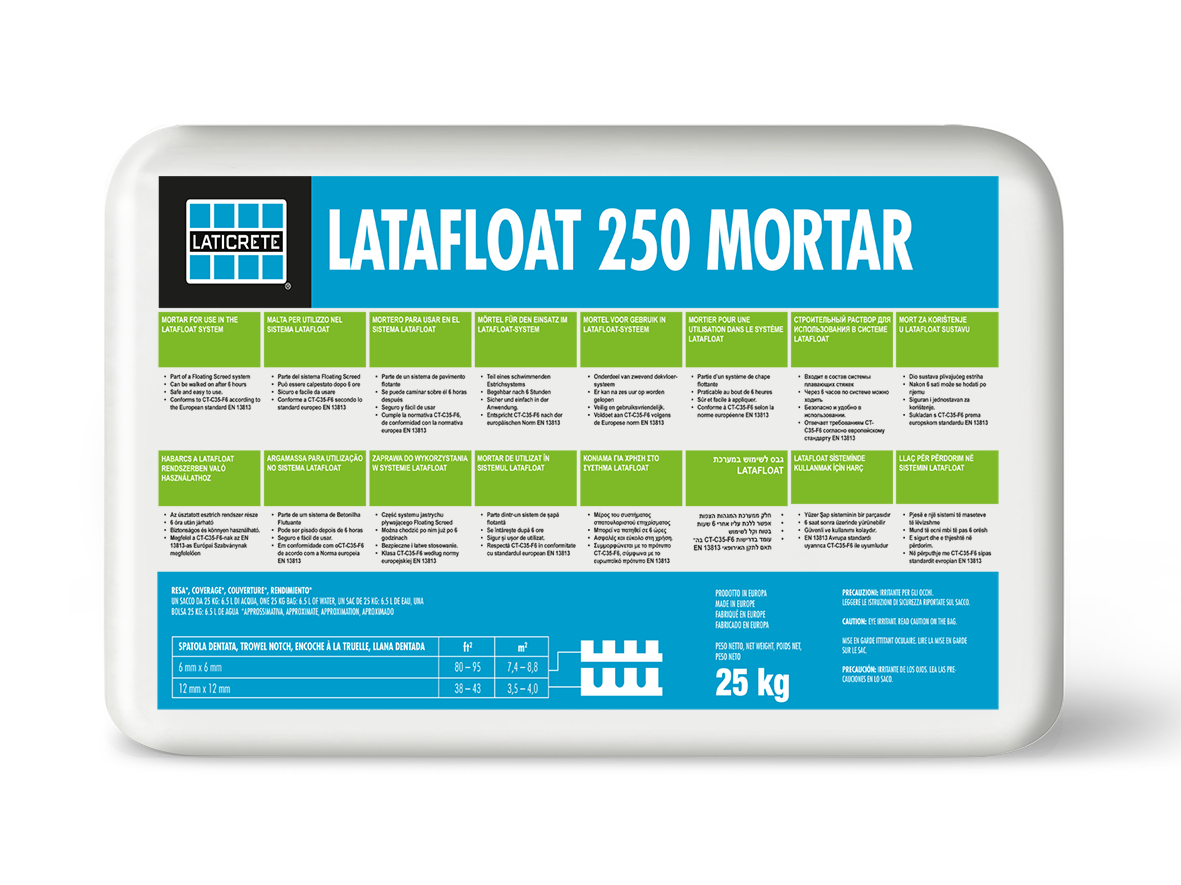 THICK-BED MORTARS & SCREEDS Mortero reforzado By LATICRETE