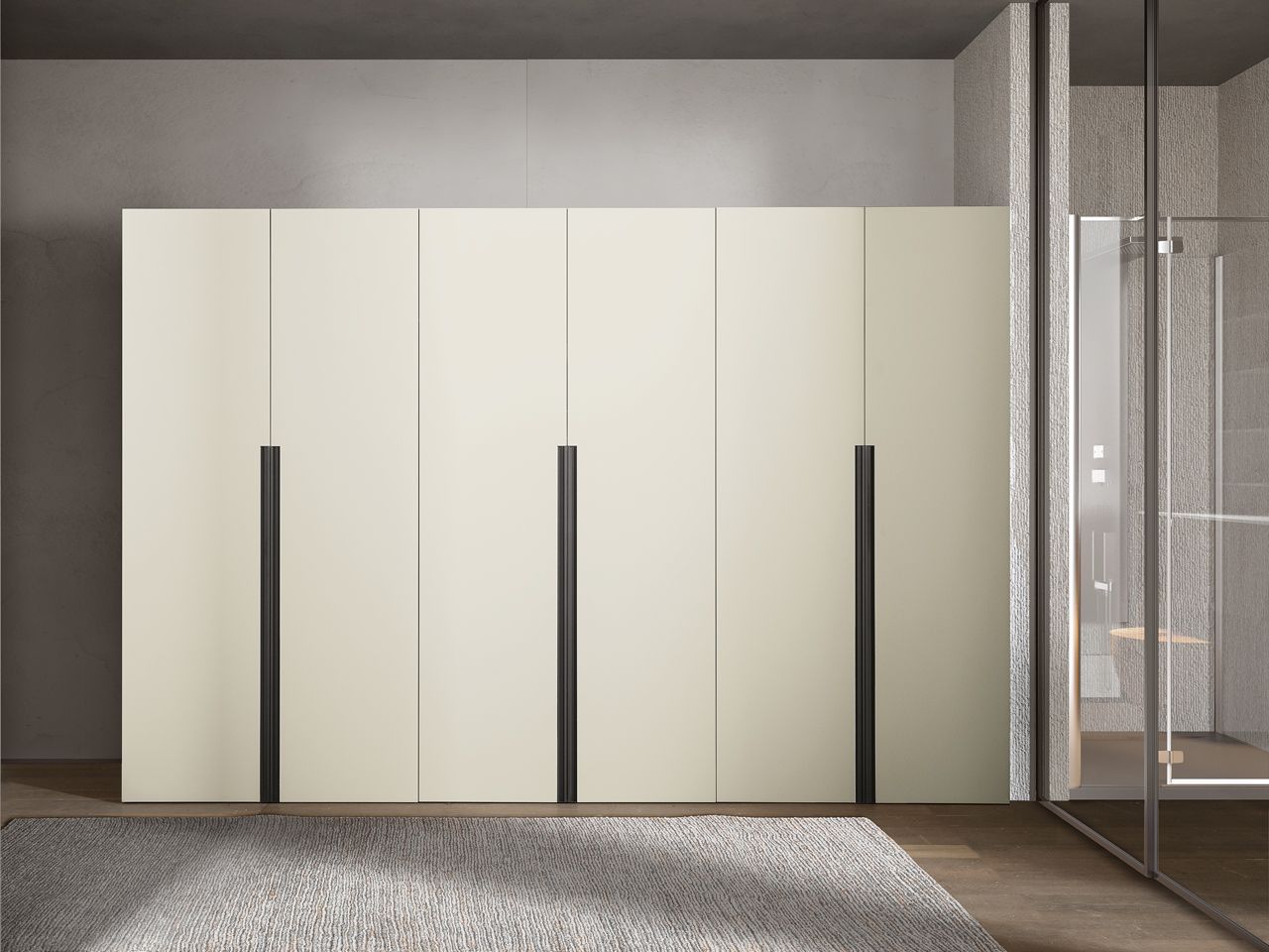 Tall HPL laundry room cabinet for washing machine LAUNDRY 09 By Archeda