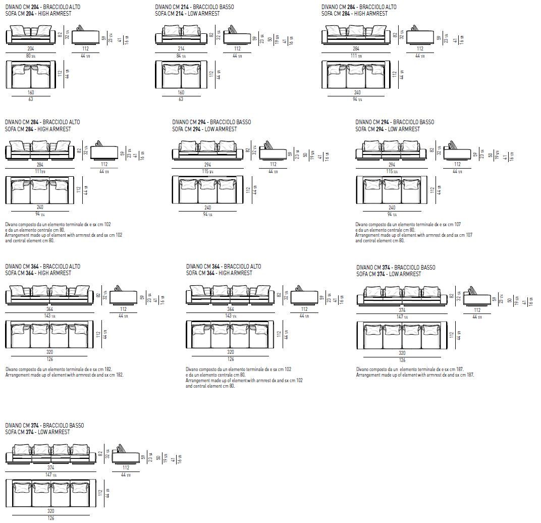 LAWRENCE CLAN Lawrence系列 By Minotti 设计师Rodolfo Dordoni