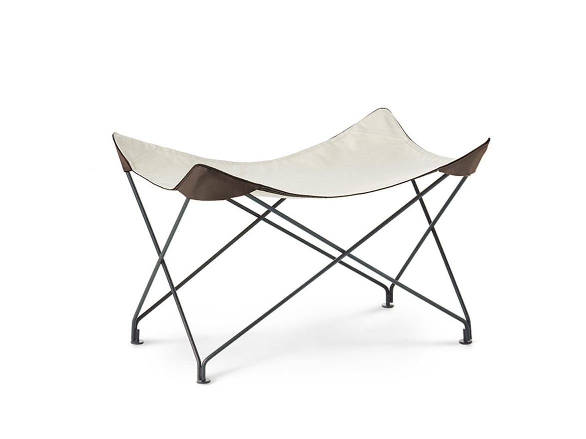 LAWRENCE Cotton garden stool By RODA | design Rodolfo Dordoni