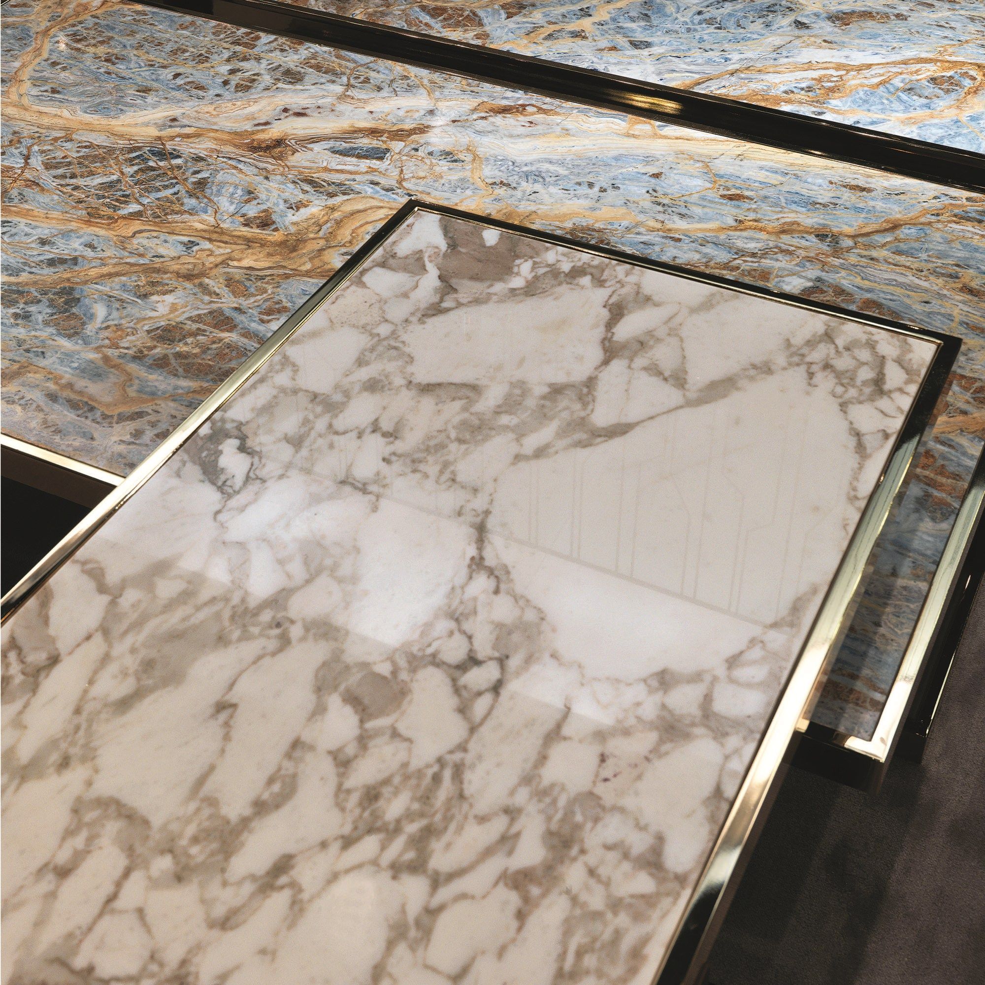 Rectangular marble coffee table LAYER | Rectangular coffee table ...