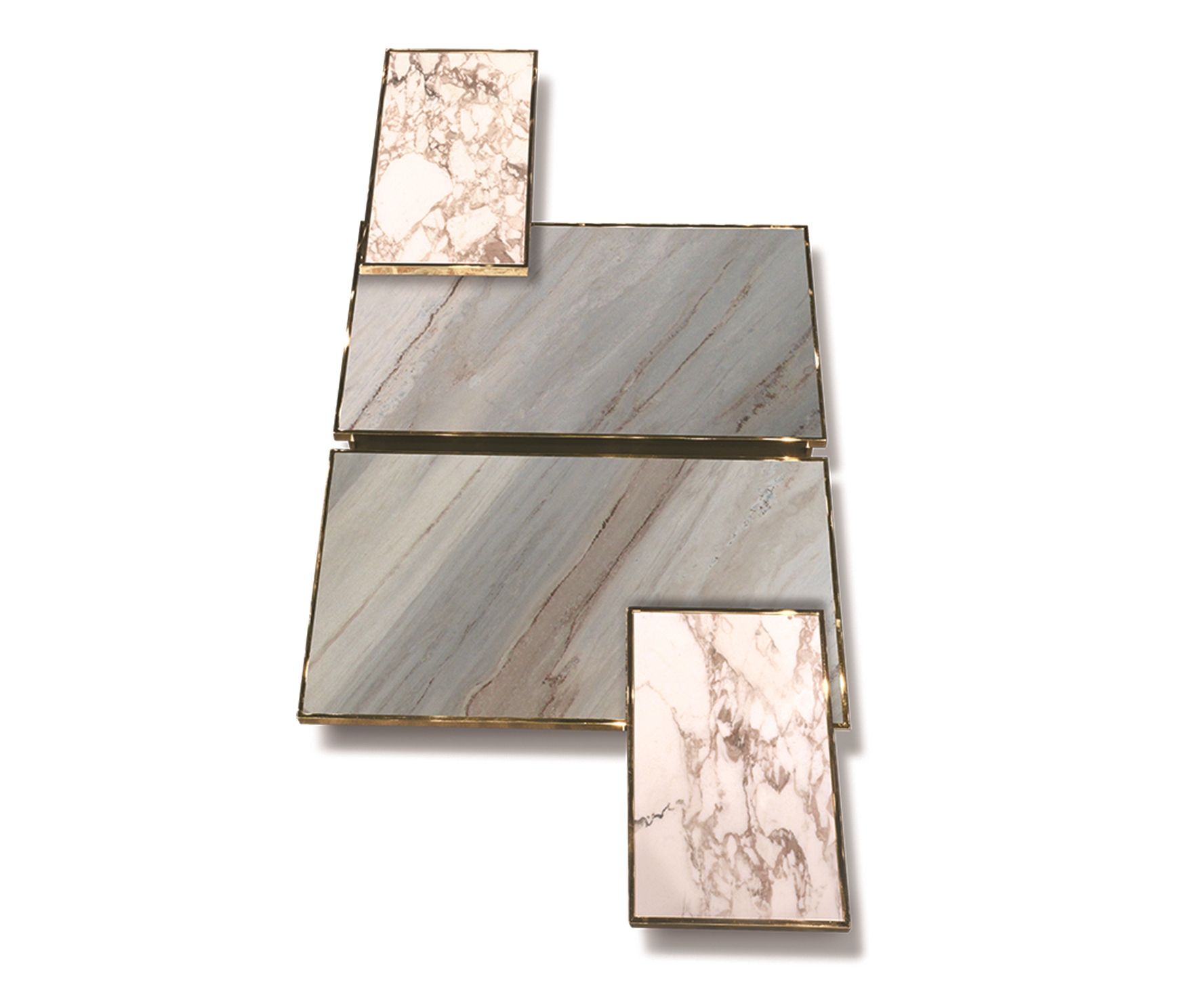 Rectangular marble coffee table LAYER | Rectangular coffee table ...
