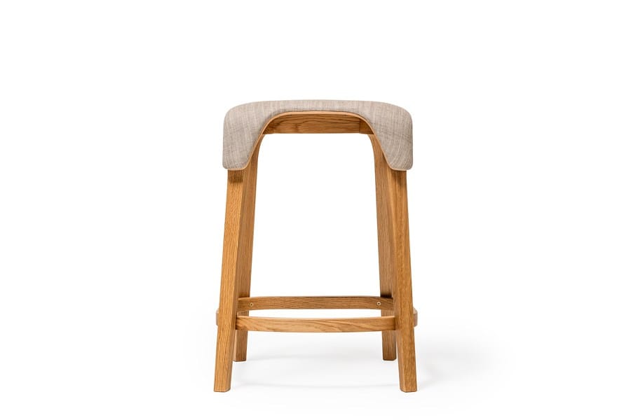 LEAF Low stool with footrest By TON | design E-ggs