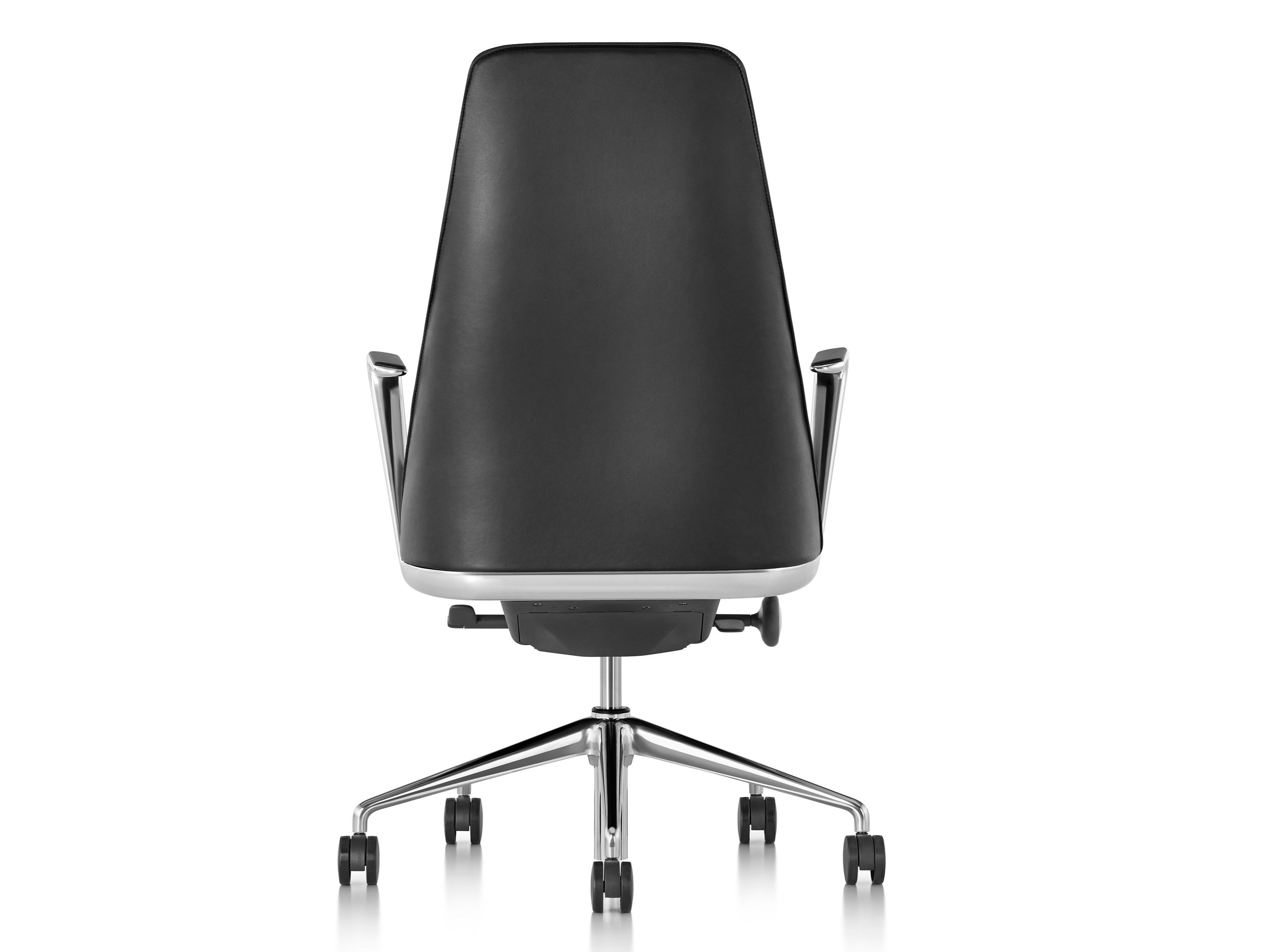 TAPER Swivel high-back leather executive chair By Herman Miller ...