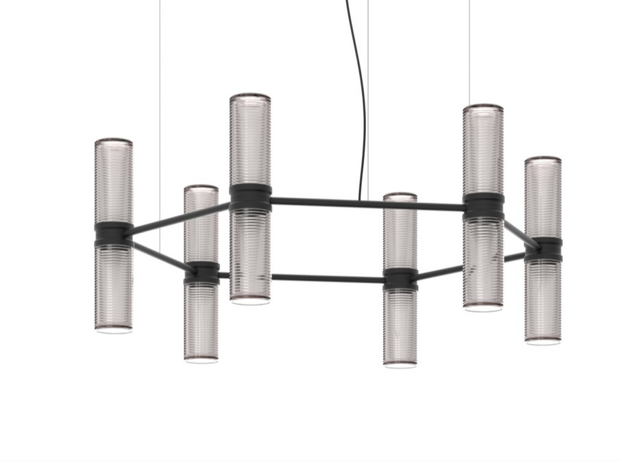 ZEPHYR R LED metal pendant lamp By Artemide | design Carlo Colombo