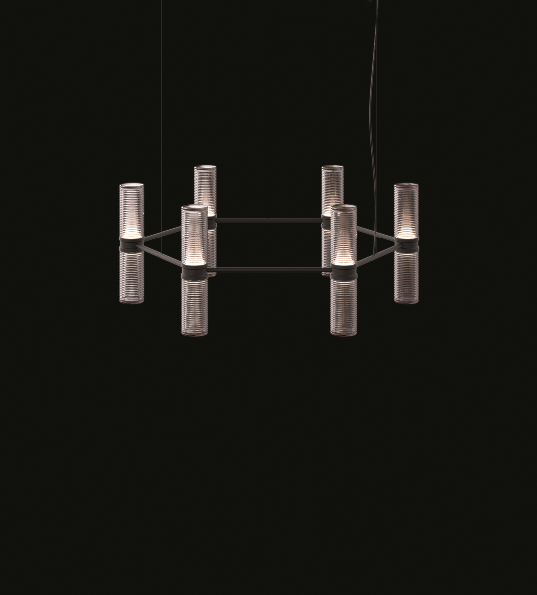 ZEPHYR R LED metal pendant lamp By Artemide | design Carlo Colombo