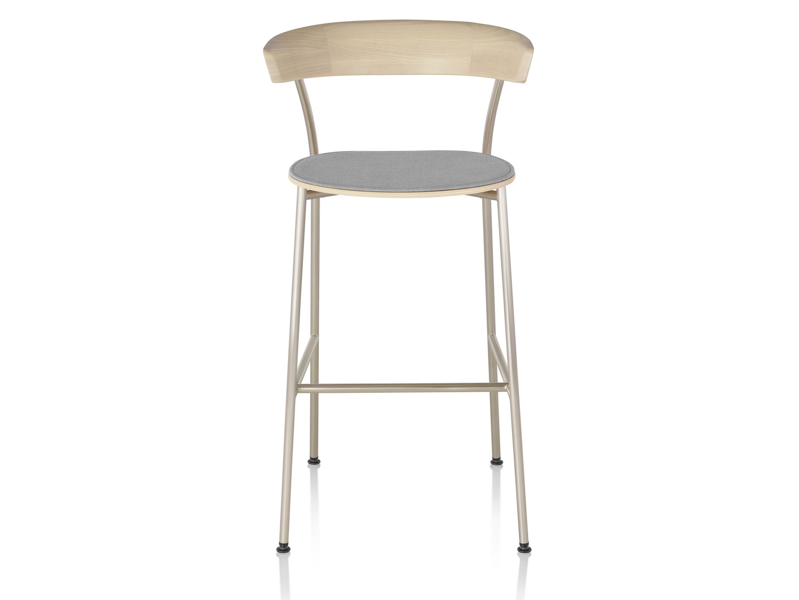 LEEWAY Wooden stool with integrated cushion By Herman Miller | design ...