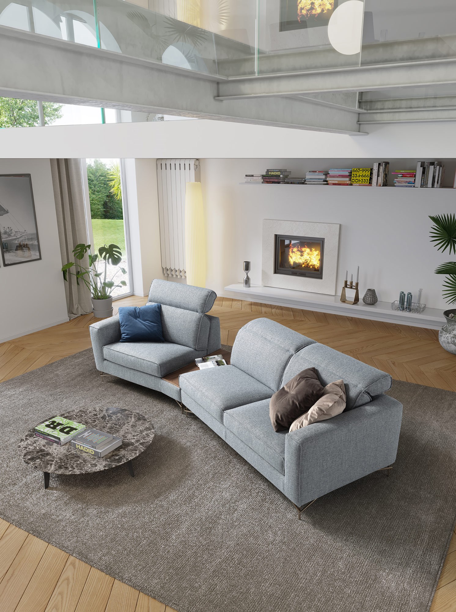 LEONARDO | 3 seater sofa By Marinelli Home
