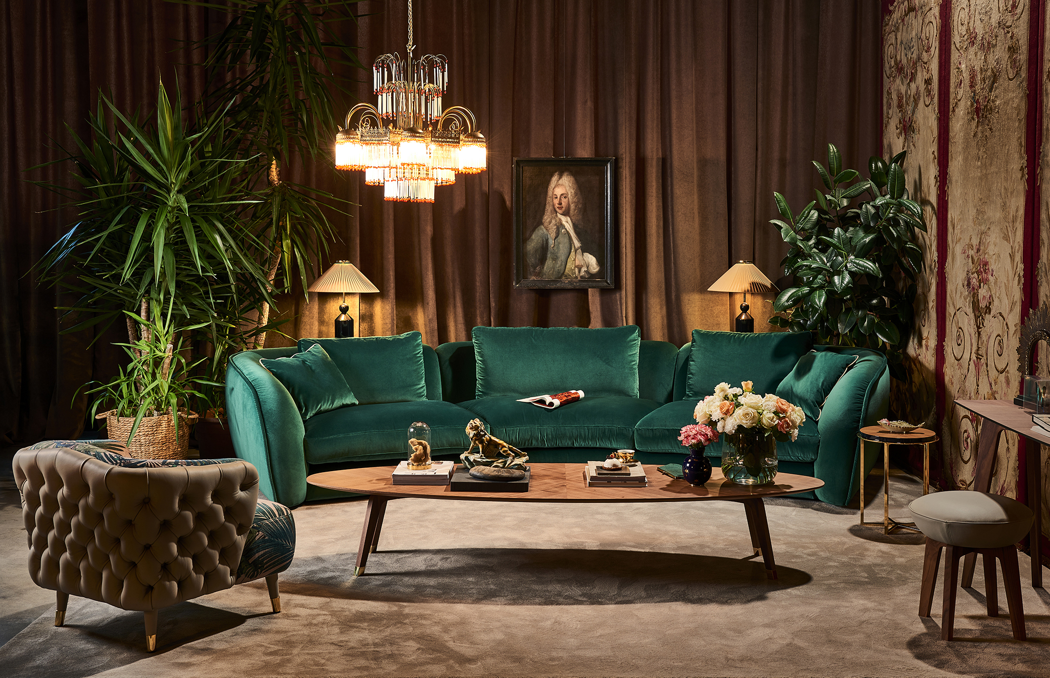 LEVANTE | Curved sofa Curved fabric sofa By Black Tie | design Pier ...