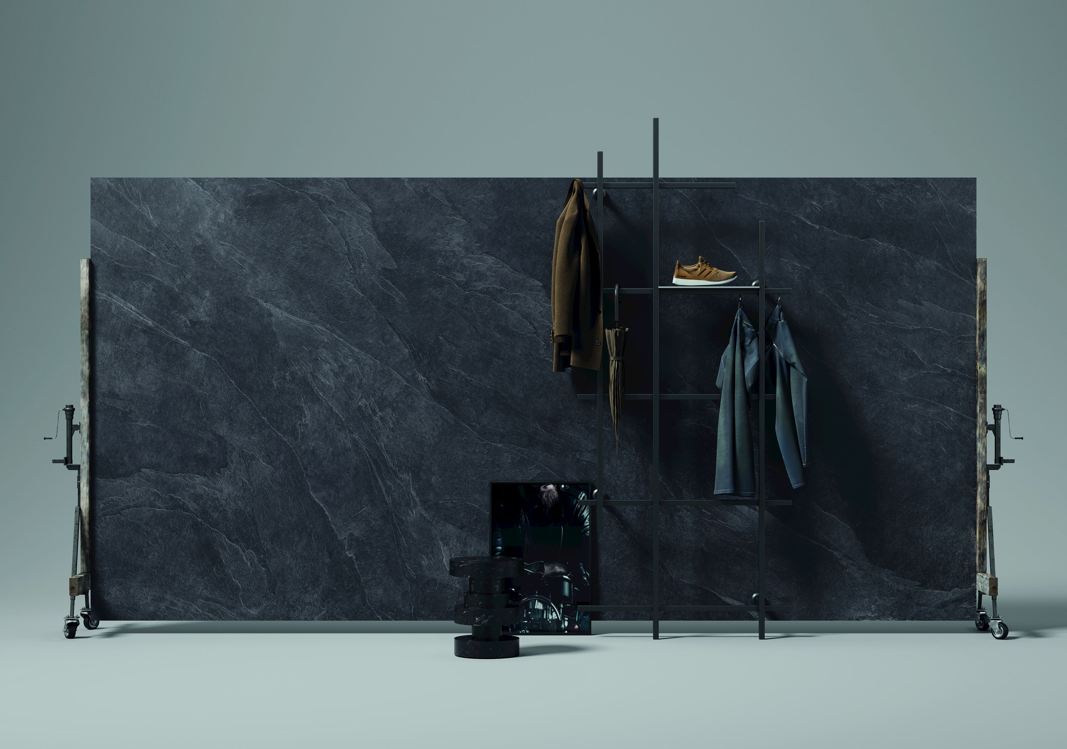 Porcelain stoneware wall tiles with stone effect LEVEL STONE By Level ...