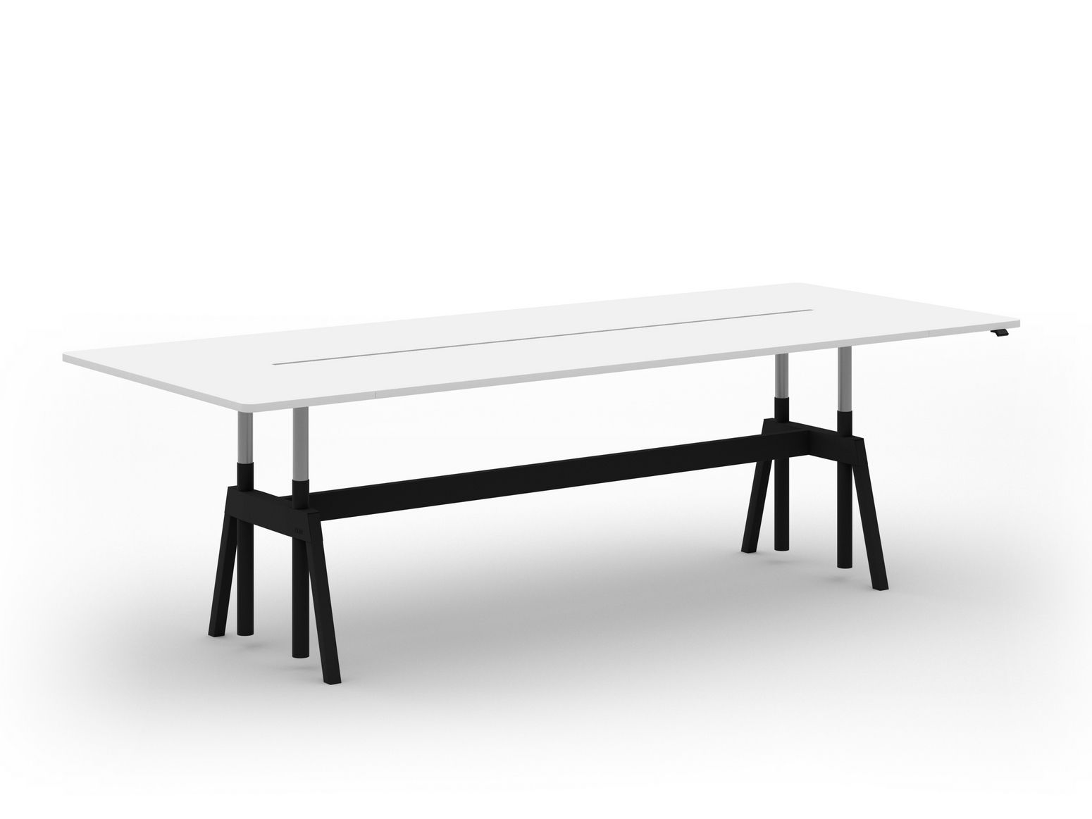 LEVEL SYSTEM | Rectangular meeting table By COR design Uwe Fischer