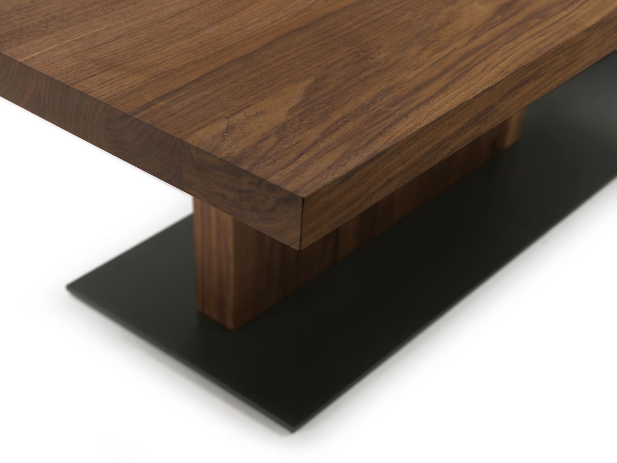 LIAM WOOD Rectangular solid wood dining table By Riva 1920