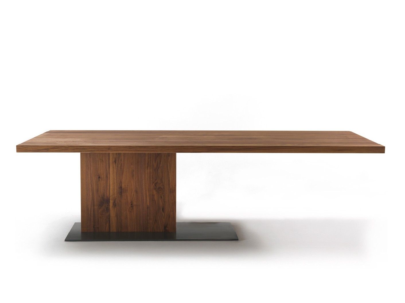 LIAM WOOD Rectangular solid wood dining table By Riva 1920