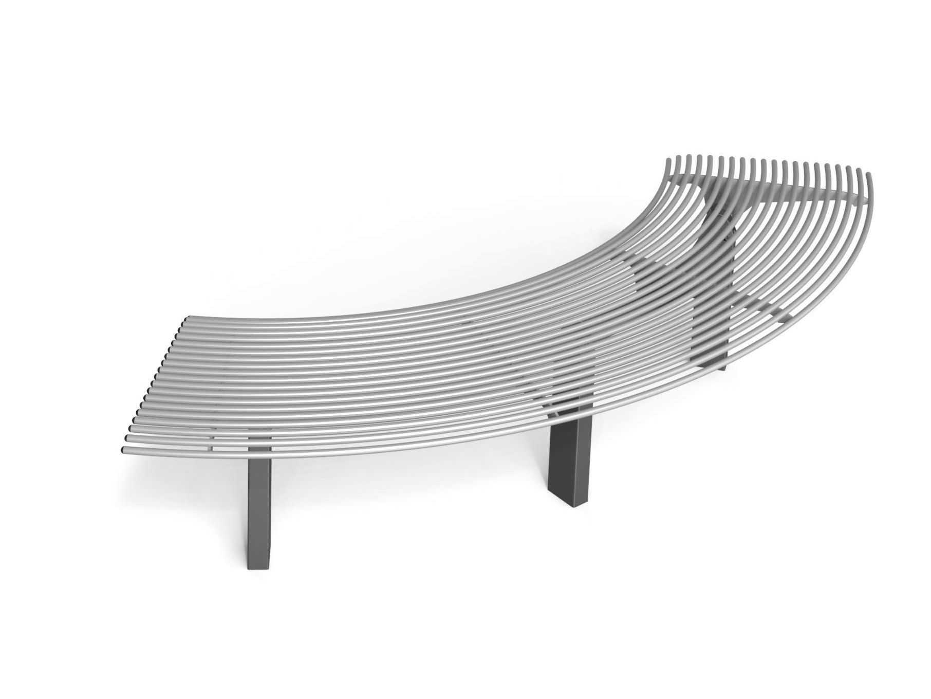 LIBRE SETTORE | Bench Sectional Curved steel bench By Metalco | design ...