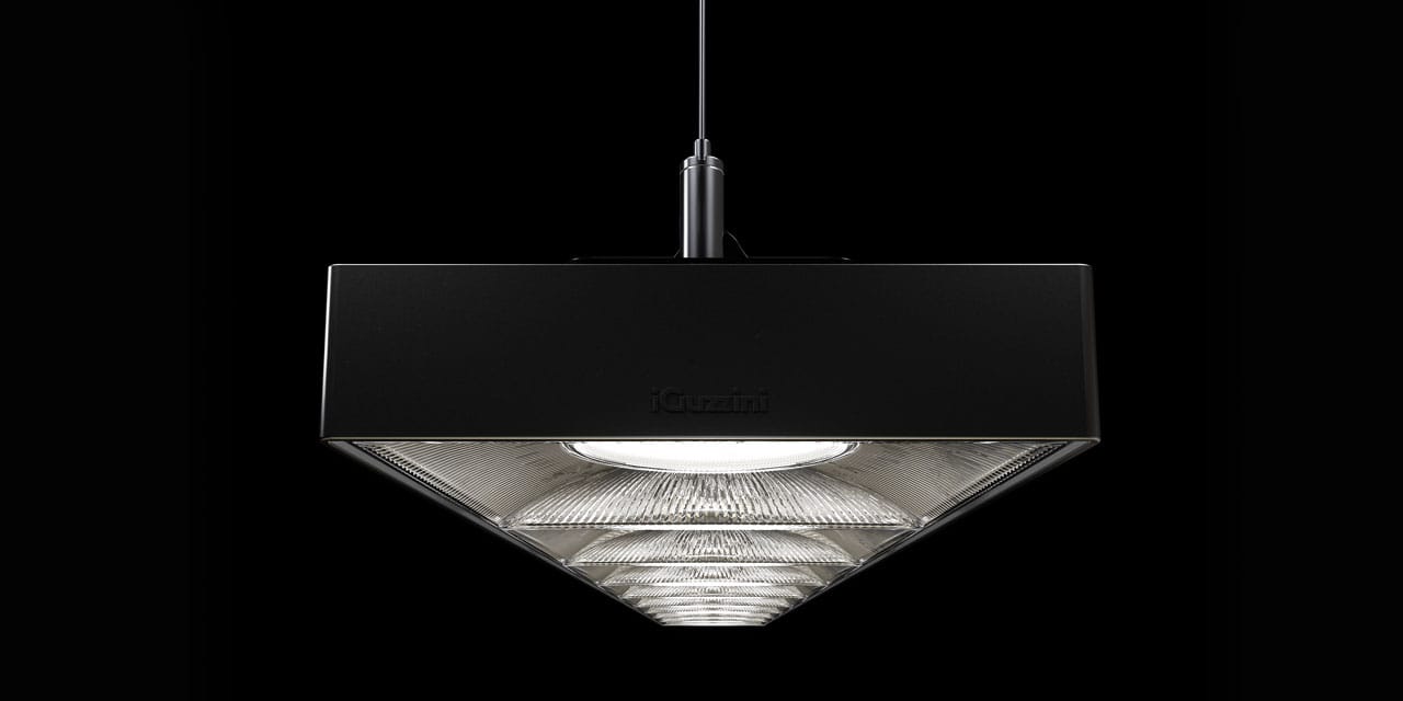 LIGHT SHED 14 LED aluminium pendant lamp By iGuzzini