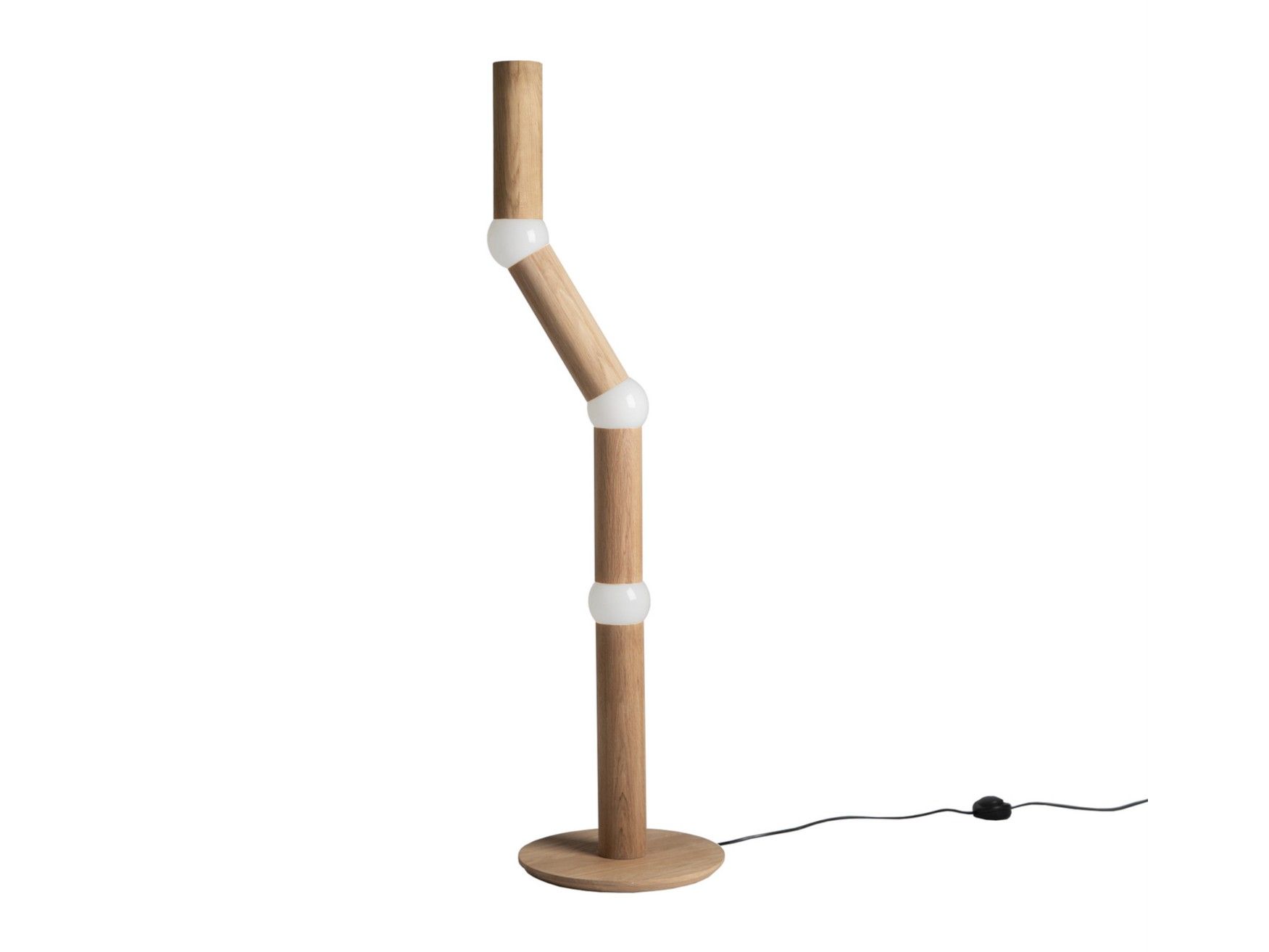 LIGHTBONE NATURAL OAK Floor lamp By OBLURE | design FÄRG & BLANCHE