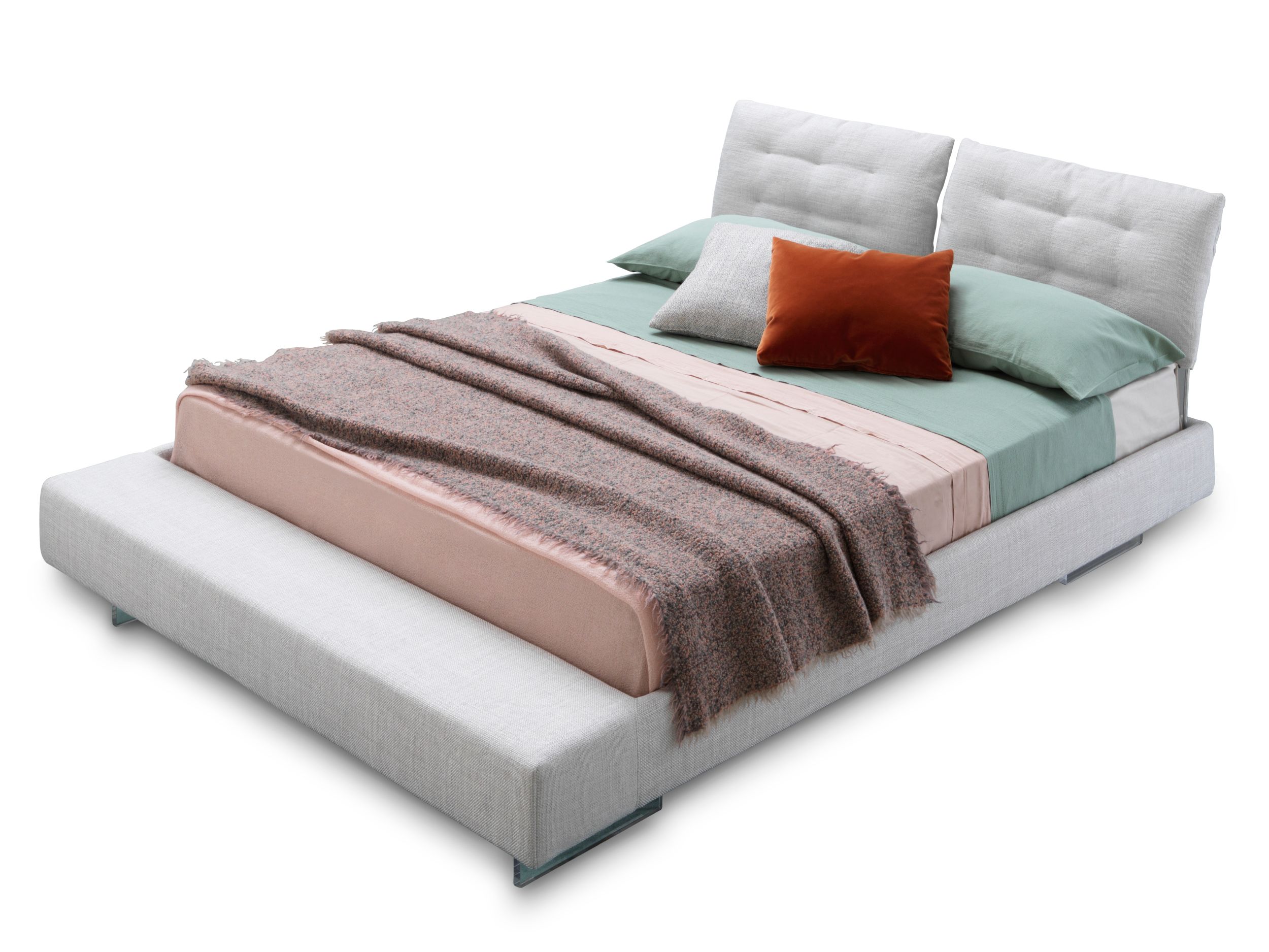 LIMES T LARGE bed By Saba Italia design Sergio Bicego