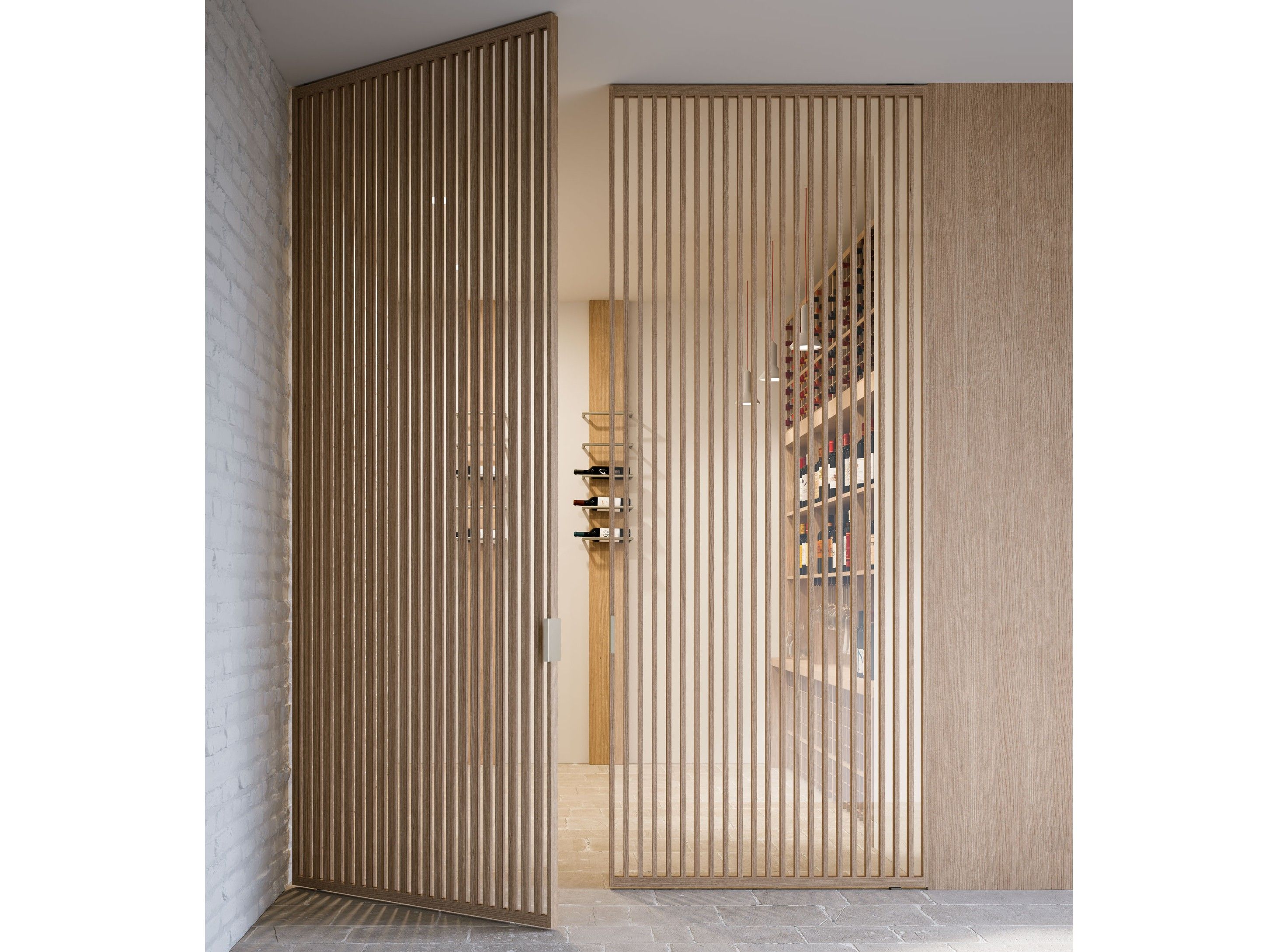 Pivot glass door LINE | Pivot door Line Collection By ADIELLE