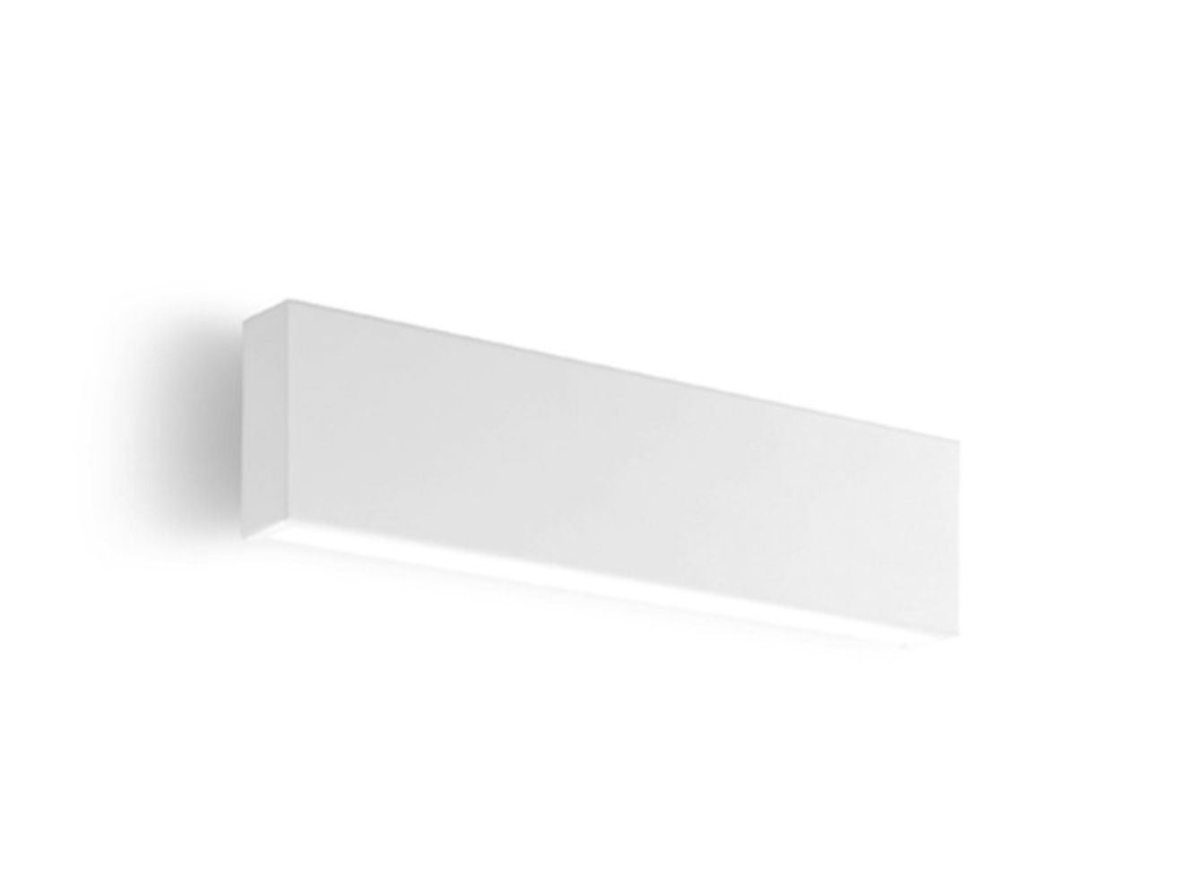 LINEA LIGHT - BOX_W2 140 x 86 WHITE wall lamp By In Stock