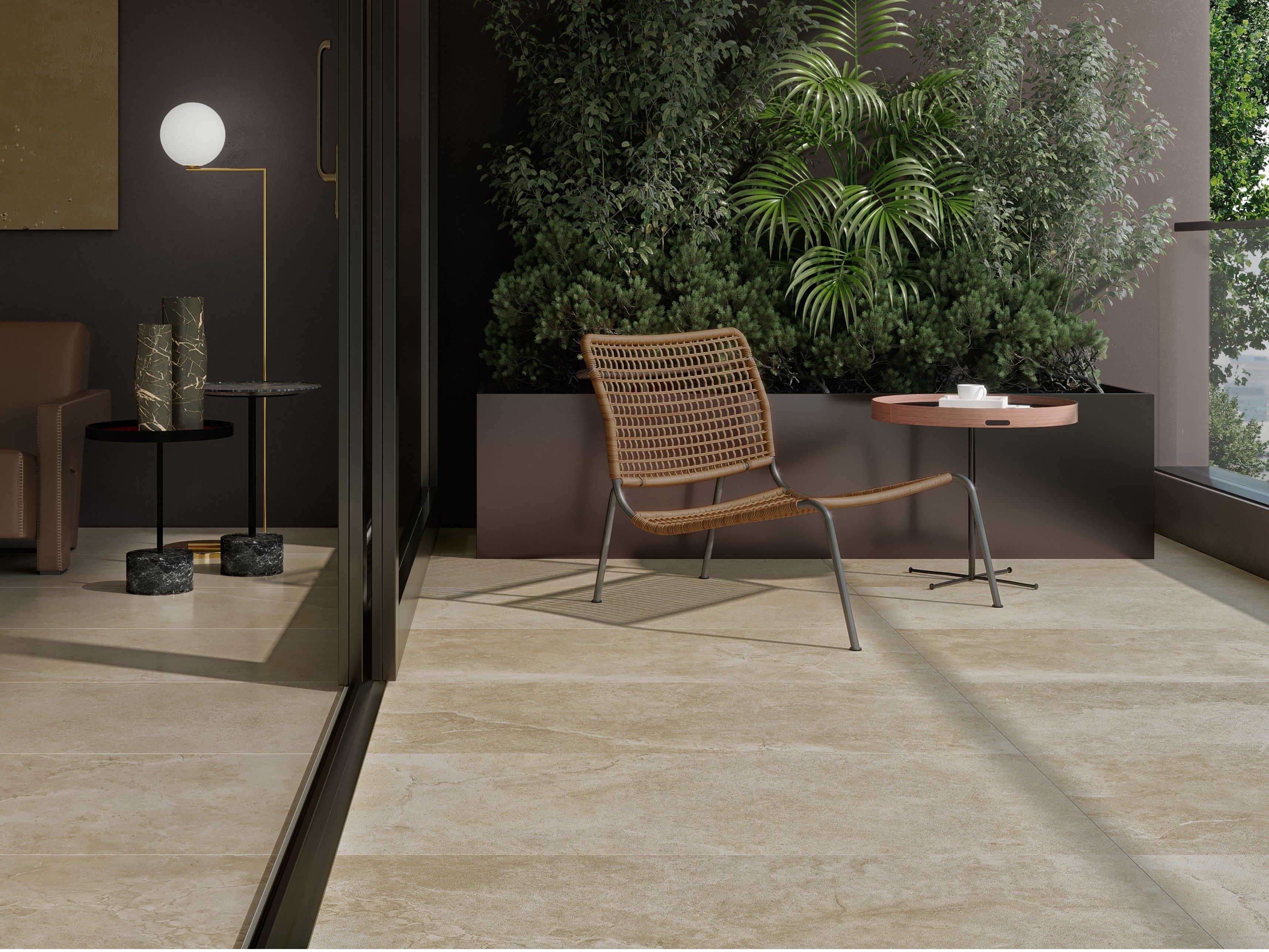 Porcelain stoneware wall/floor tiles with stone effect LITHOS DESERT ...