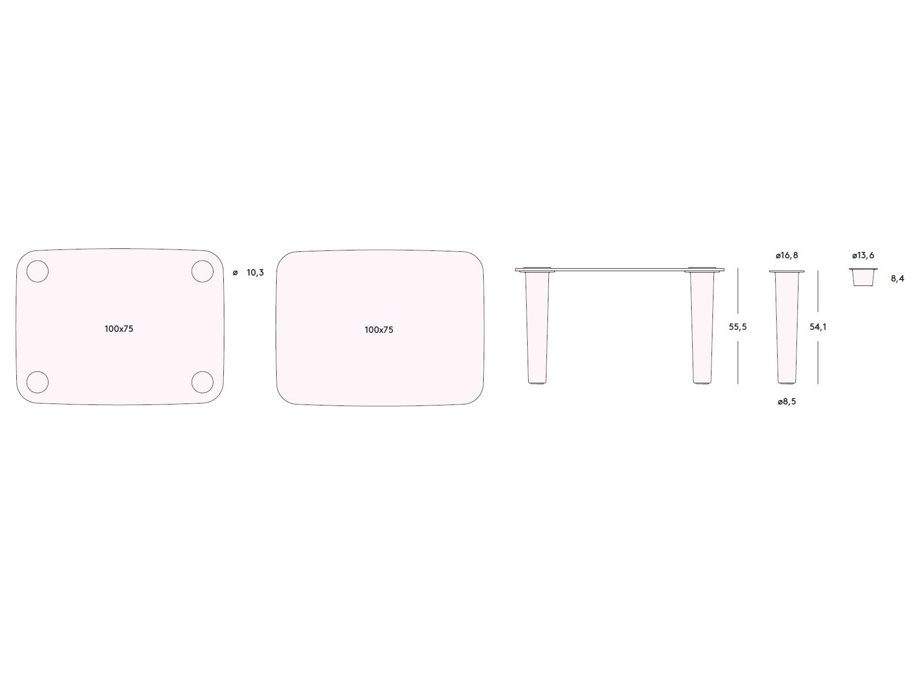 LITTLE FLARE Стол для детей By Magis | design Marcel Wanders