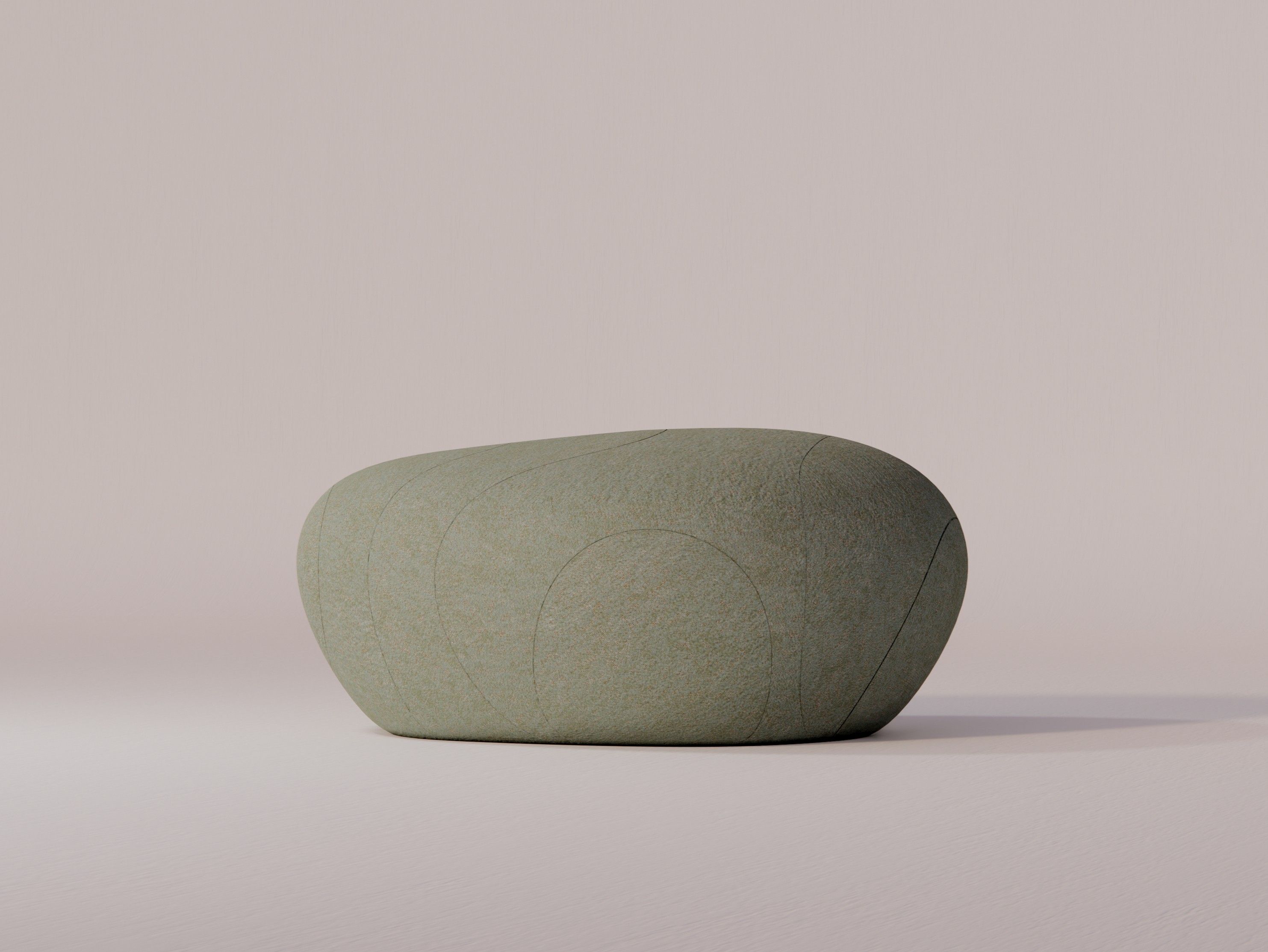 LIVINGSTONES ARDA PEBBLE SYSTEM - MONICA Pouf By smarin | design Stéphanie Marin