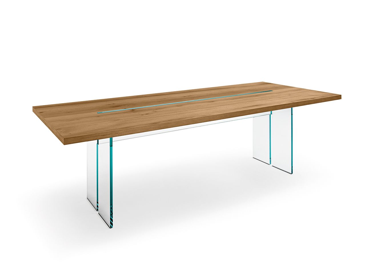 LLT WOOD Table By Fiam Italia | design Dante Oscar Benini, Luca Gonzo