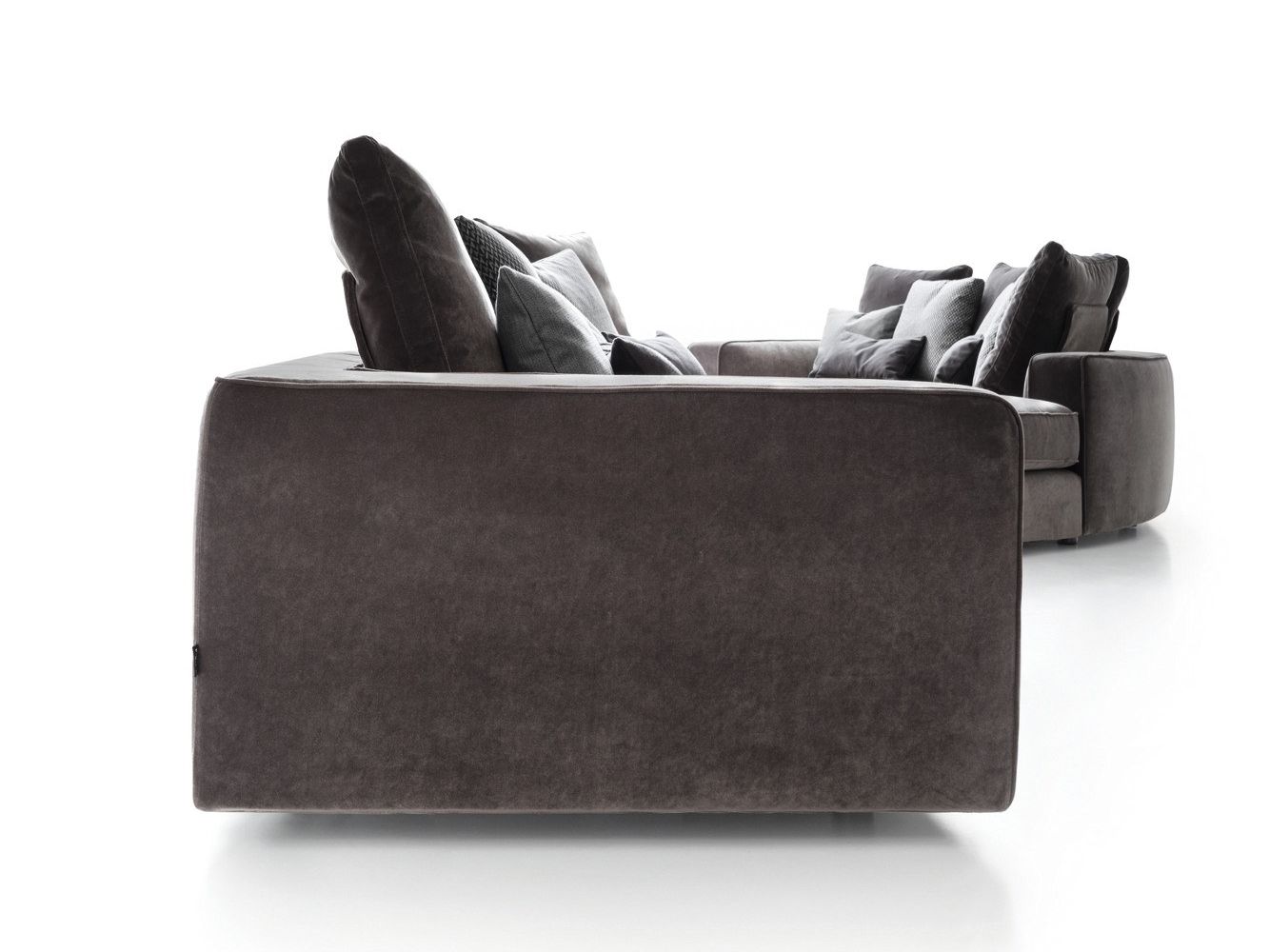 LOMAN SOFT | Curved sofa Sectional curved fabric sofa By Ditre Italia ...