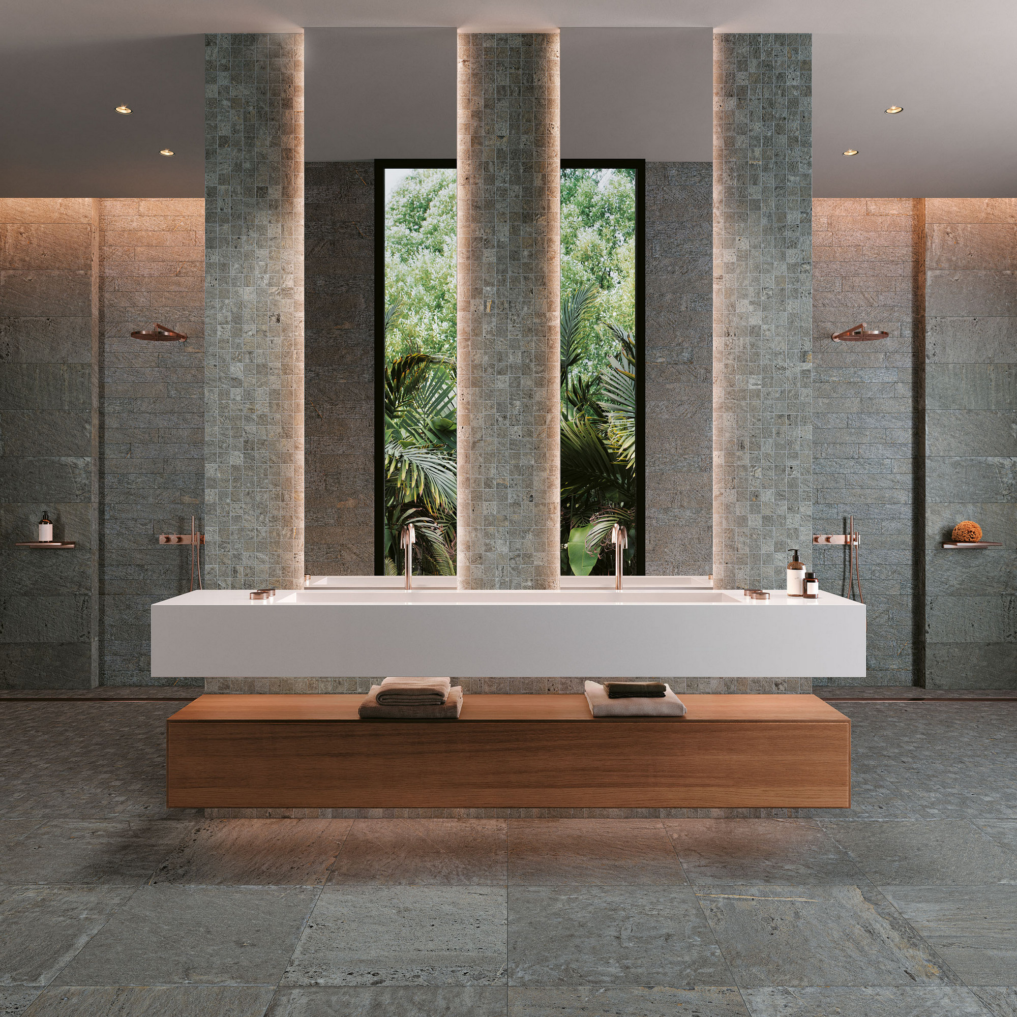 Indoor/outdoor full-body porcelain stoneware wall/floor tiles LOSA By ...