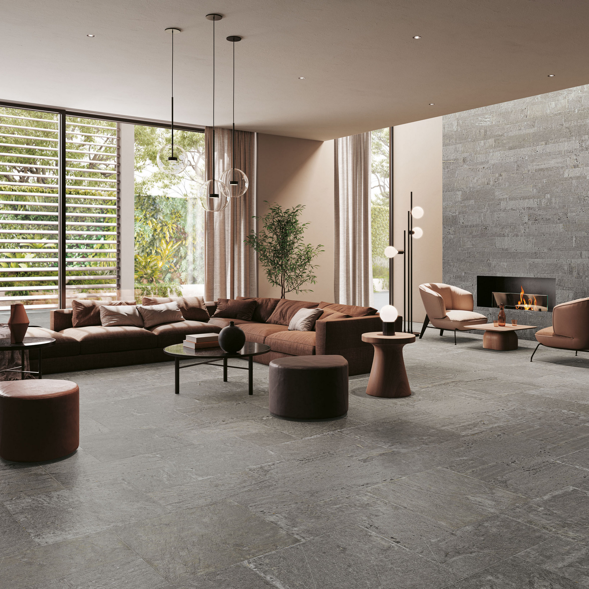 Indoor/outdoor full-body porcelain stoneware wall/floor tiles LOSA By ...
