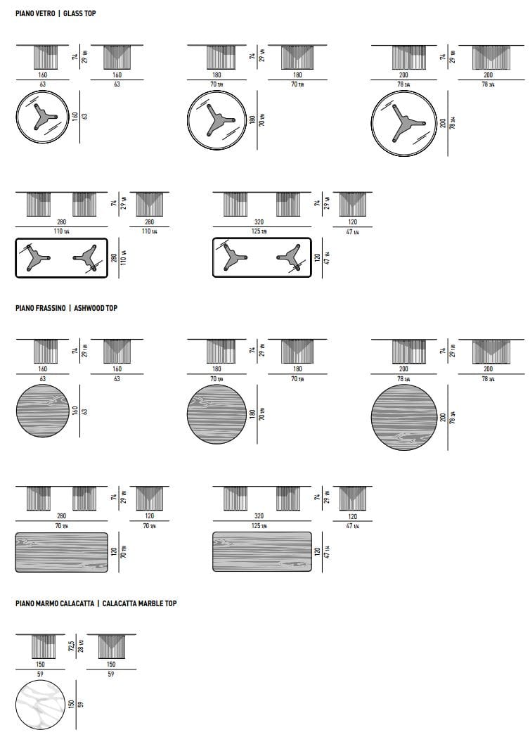 LOU DINING Table By Minotti | design Christophe Delcourt