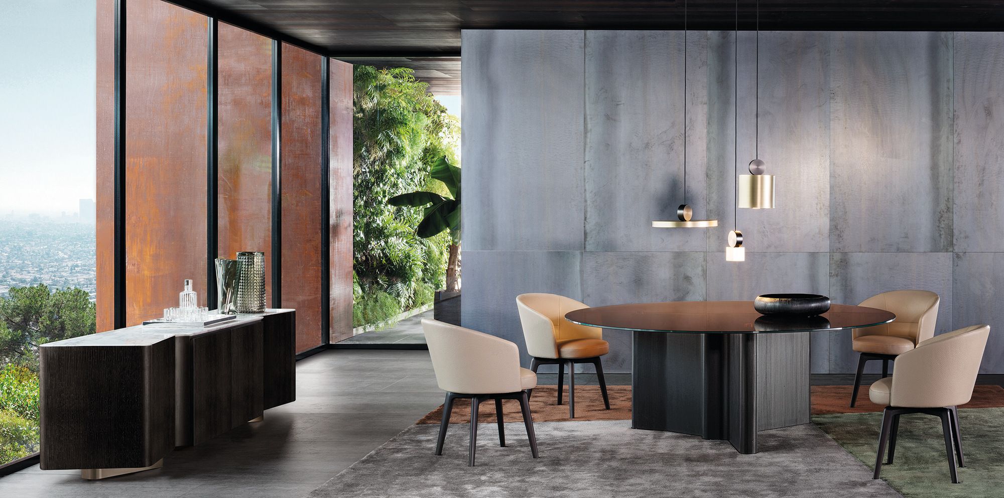 LOU DINING Table By Minotti | design Christophe Delcourt