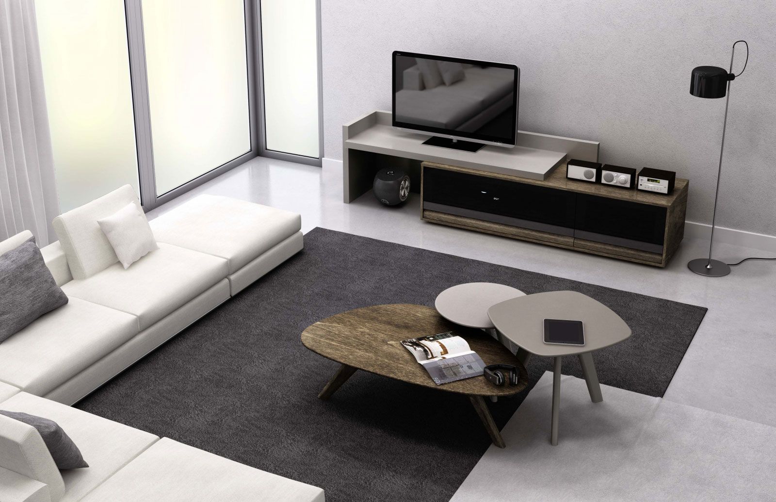 STUDIO | Low coffee table Studio Collection By Huppé design Joël Dupras