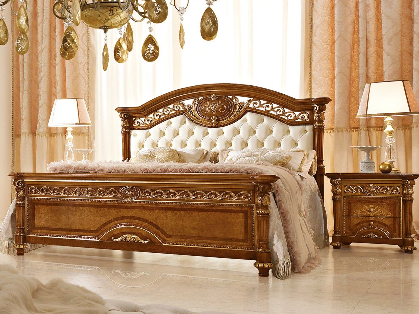 LUIGI XVI | Bed Luigi XVI Collection By Valderamobili