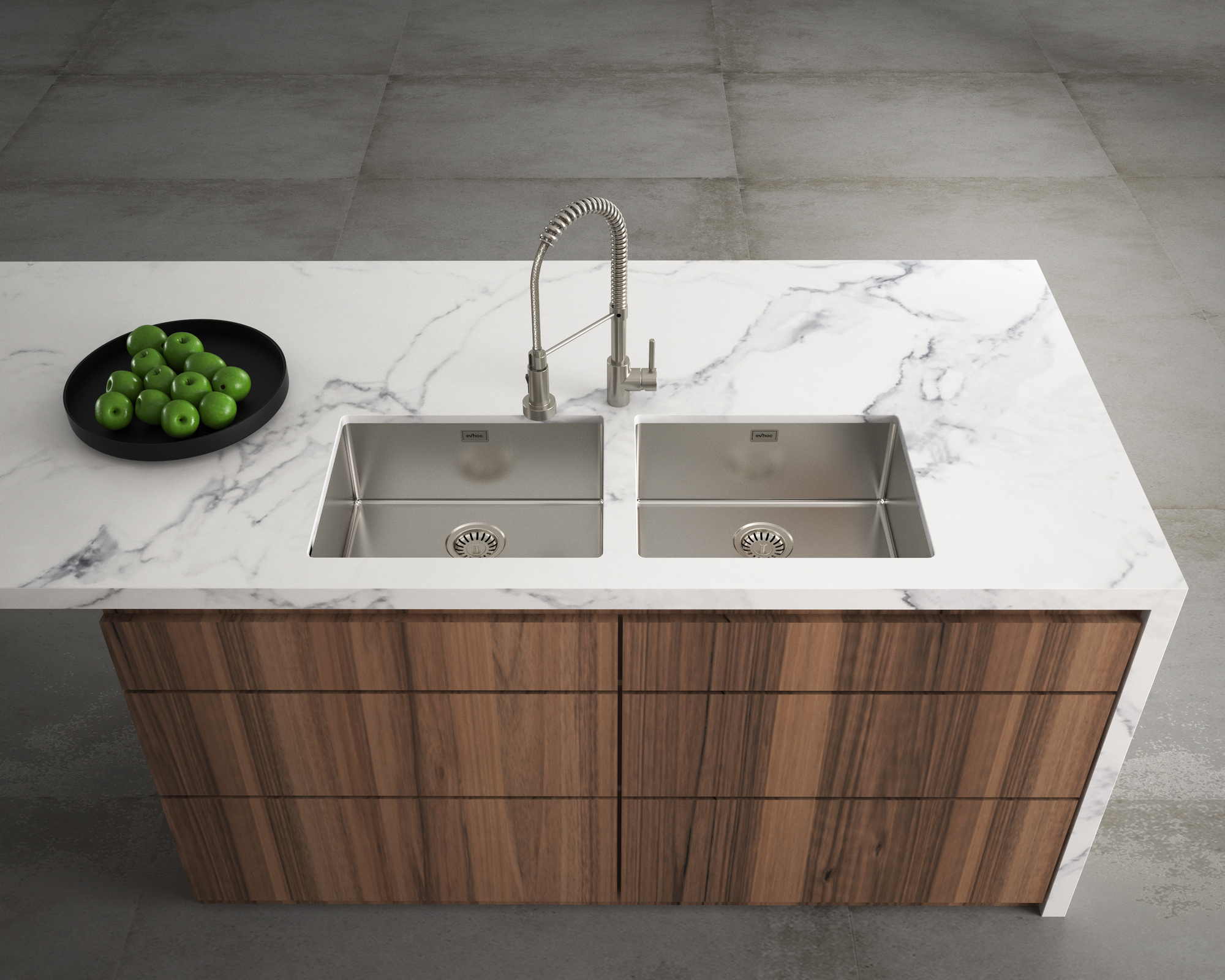 LUMIUM S/M | Undermount sink Lumium Collection By evhoc